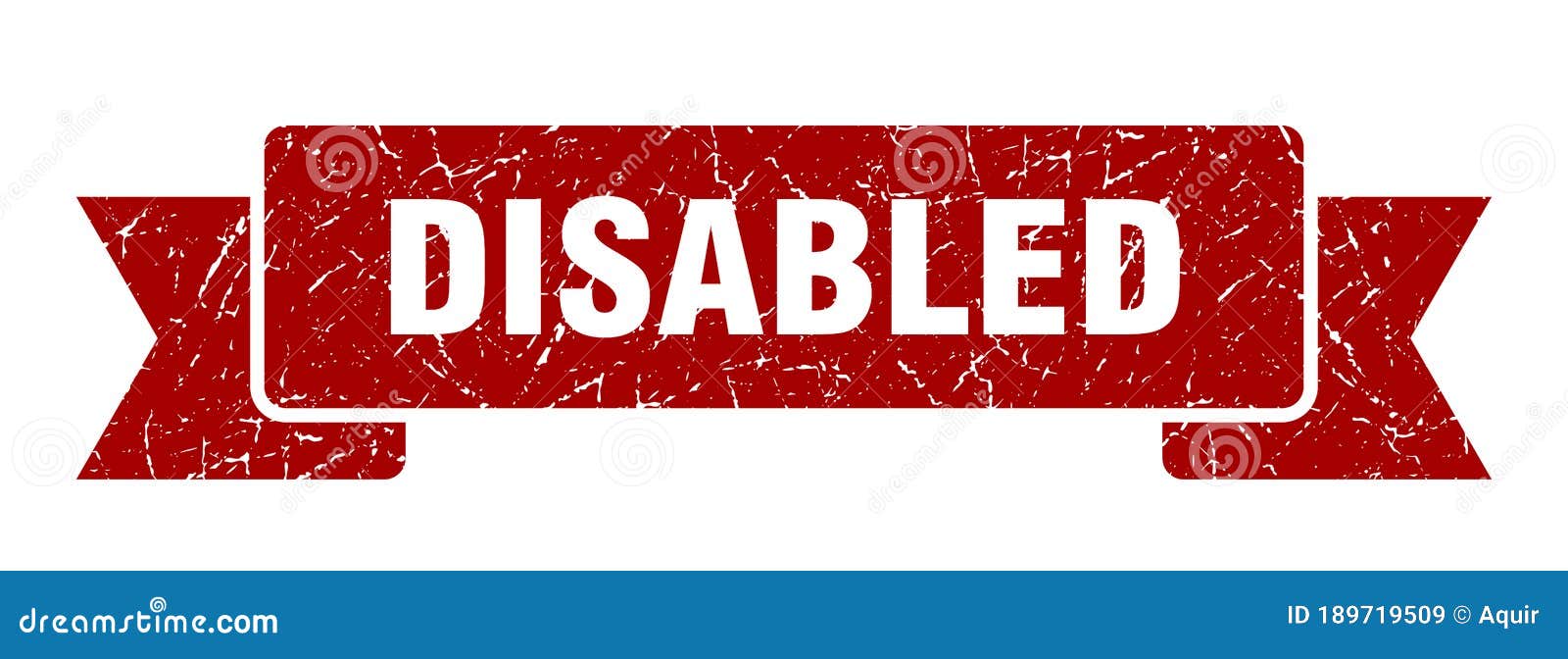 Faixa desativada. ilustração do vetor. Ilustração de retro - 189719509