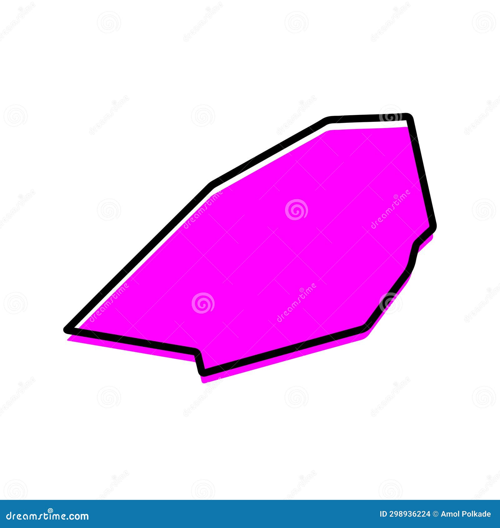 Faiyum State of Egypt Map Design in Vector Form Stock Illustration ...