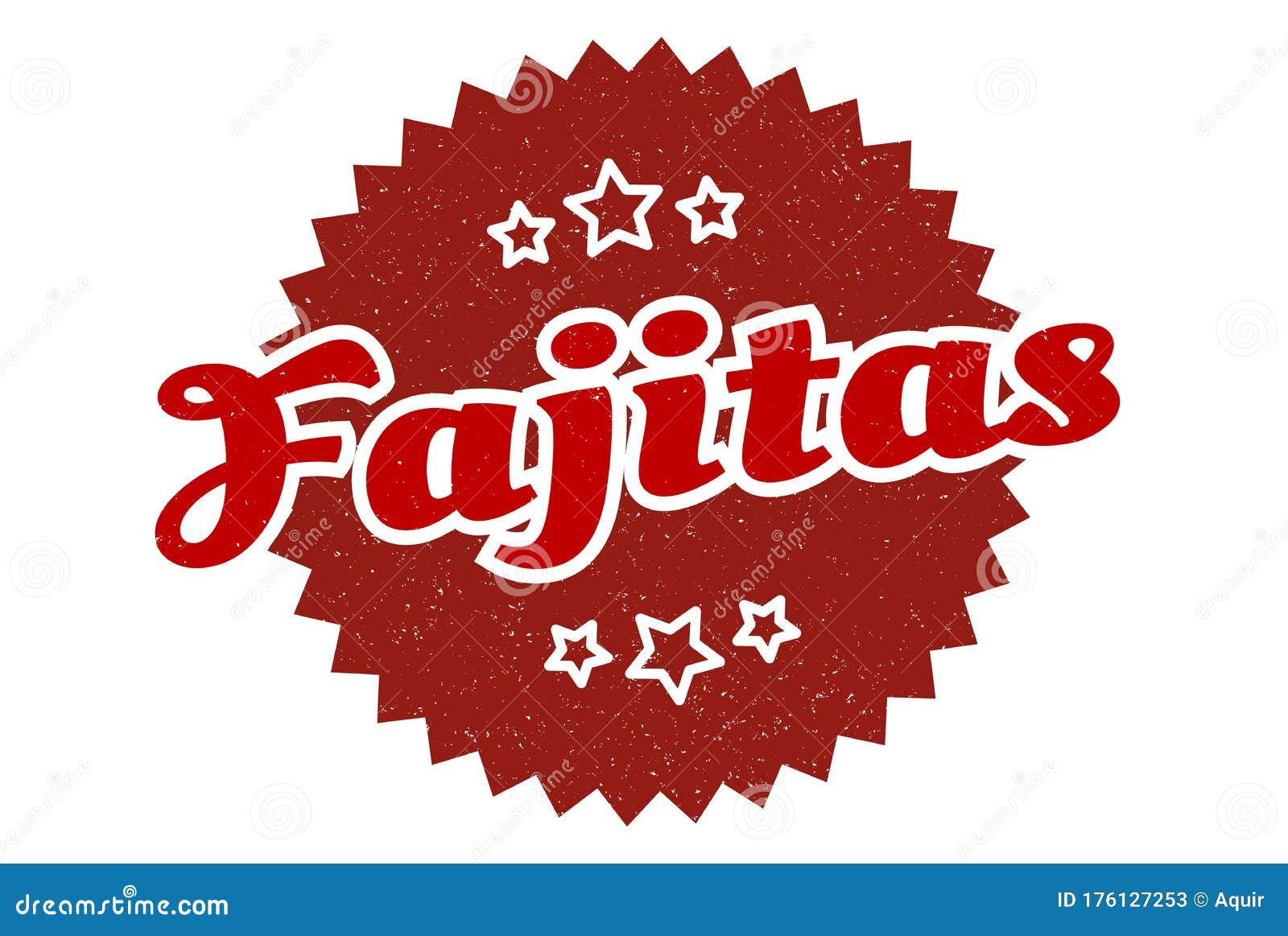 Fajitas Sign. Fajitas Vintage Retro Label Stock Vector - Illustration ...