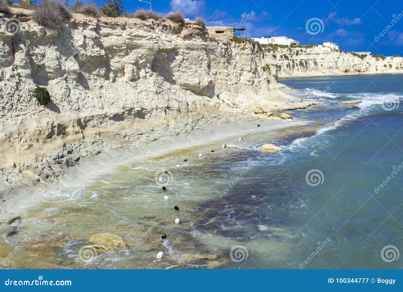 Fajtata Rocky Shore on Malta Stock Image - Image of beach, tourism ...