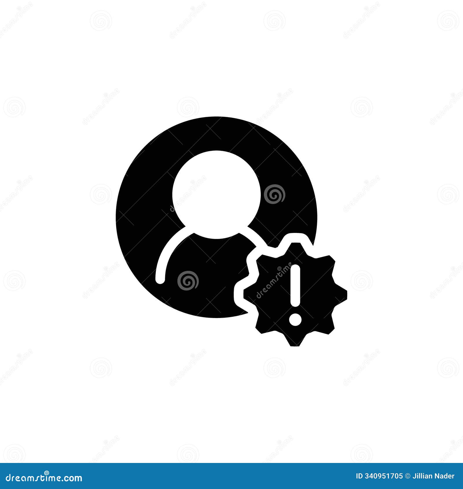Fake Account Icon Web Design in Vector Stock Vector - Illustration of ...