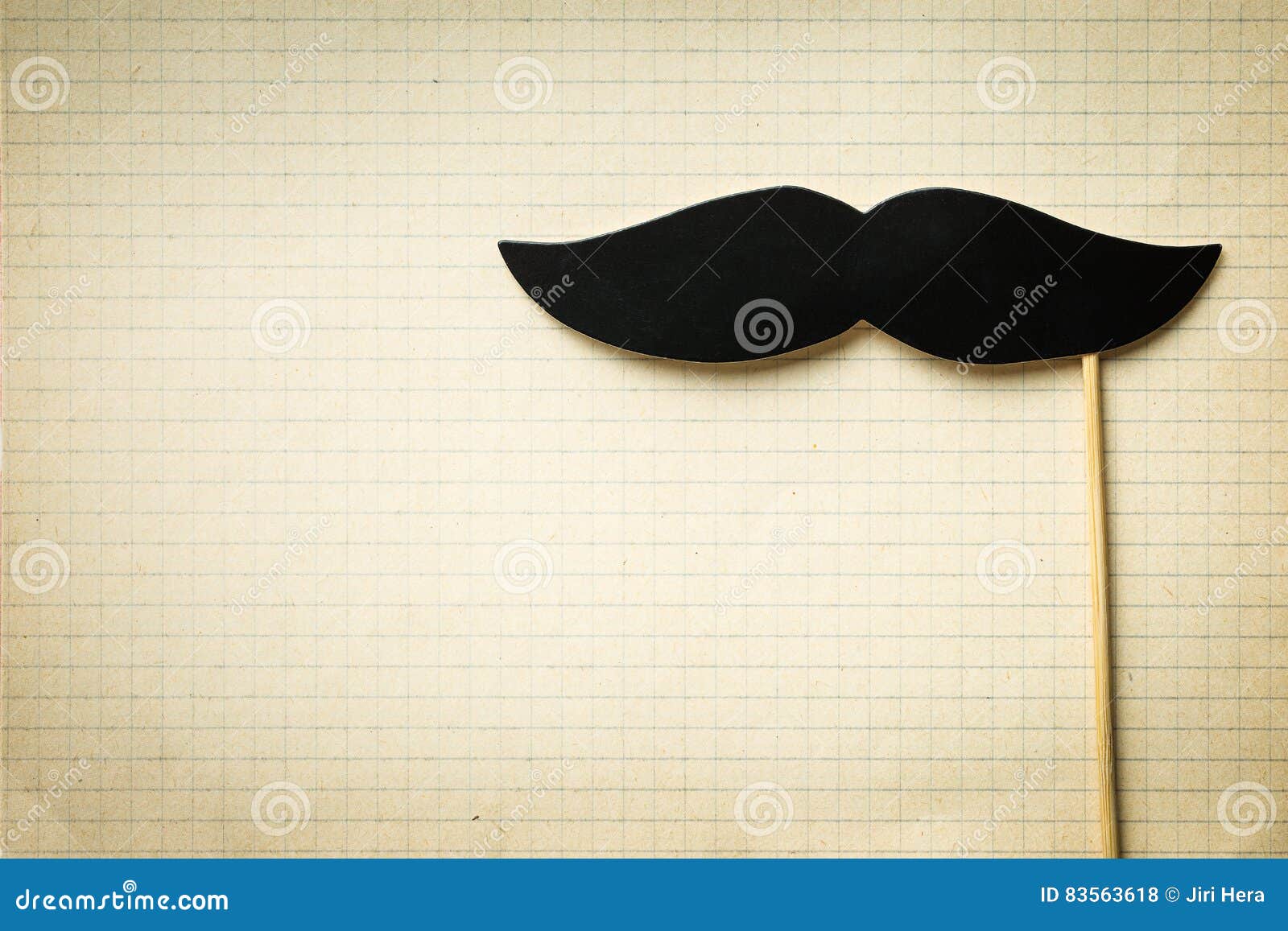 Fake black mustache. stock photo. Image of disguise, happy - 83563618