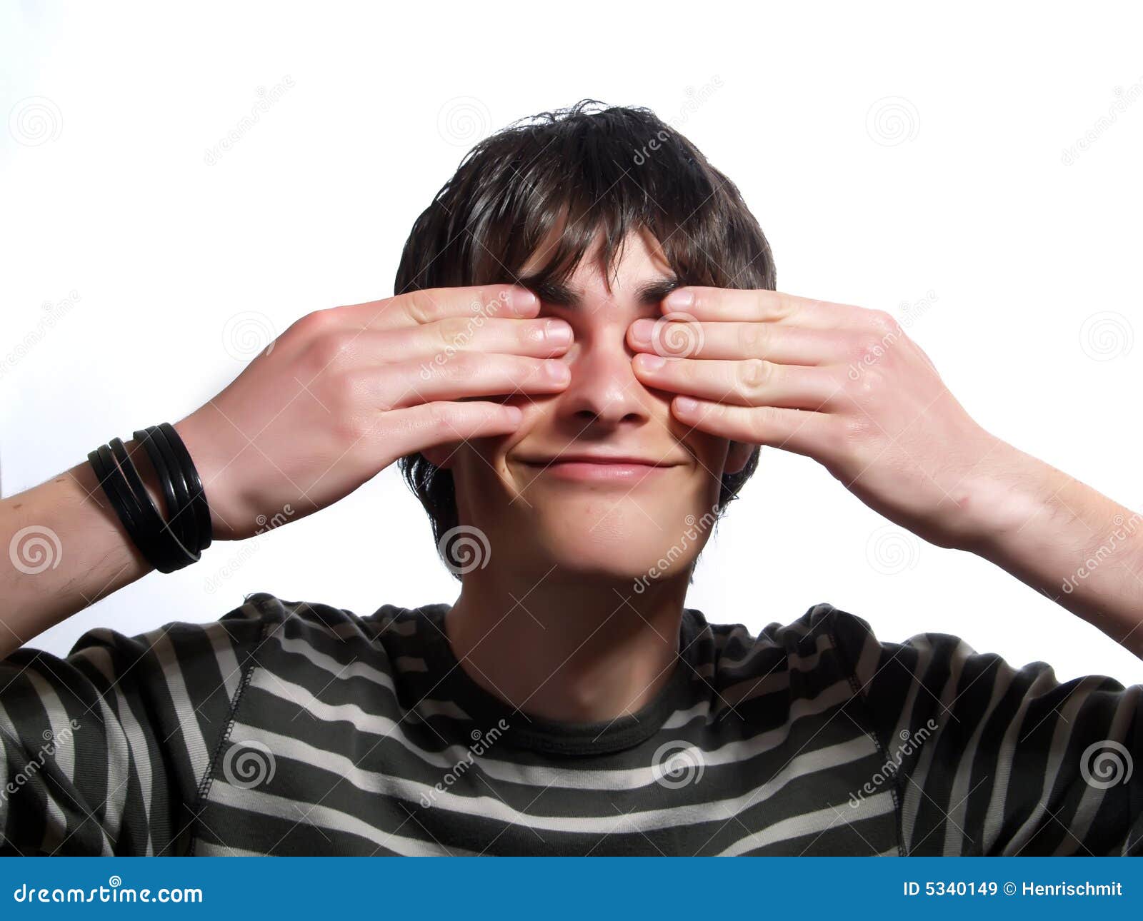 Fake blindness stock image. Image of hairstyle, fashion - 5340149