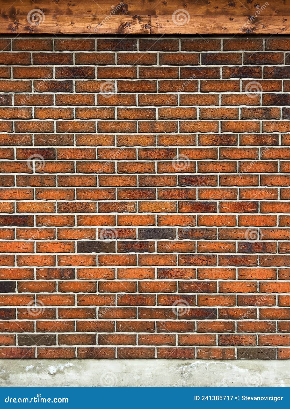 Fake Brick Cladding Panel Wall Background Stock Image - Image of ...