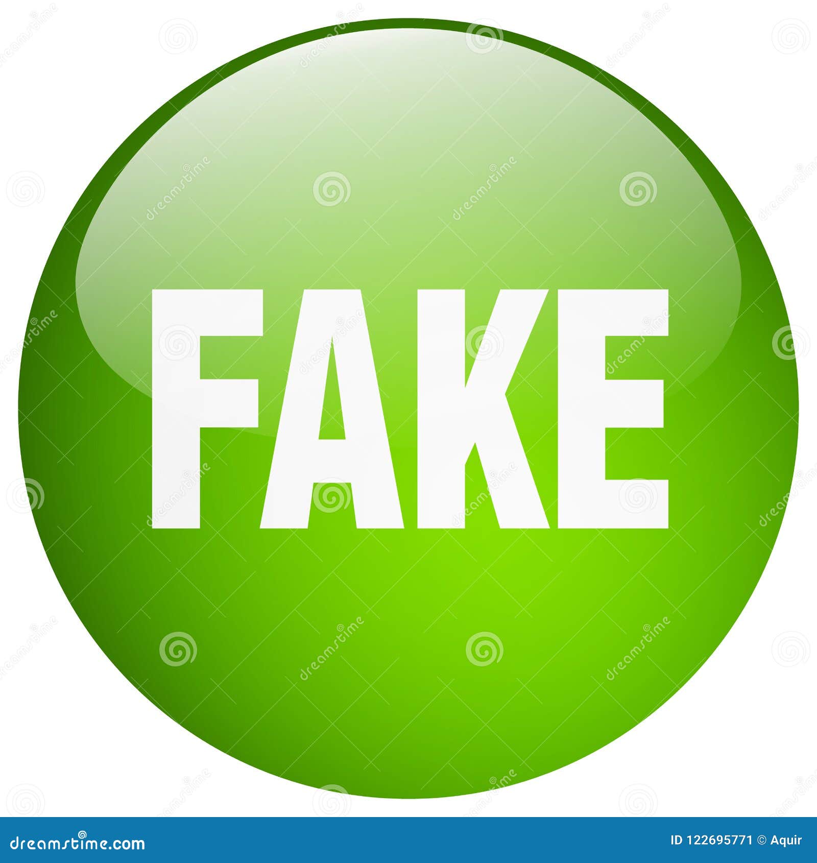 Fake button stock vector. Illustration of template, label - 122695771