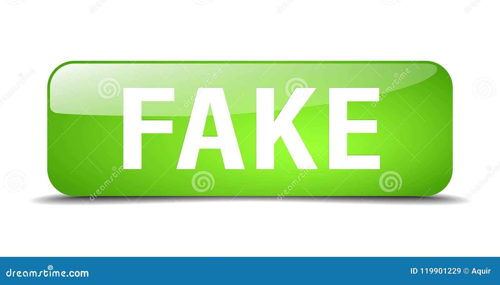 Fake button stock vector. Illustration of banner, glossy - 119901229