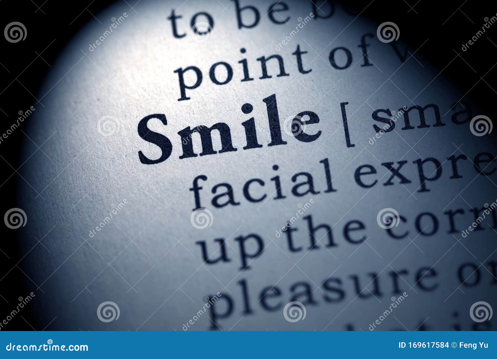 Definition of the Word Smile Stock Photo - Image of light, word: 169617584