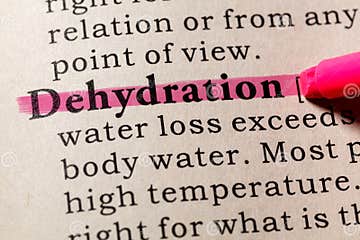 Definition of Dehydration stock photo. Image of printing - 96528352