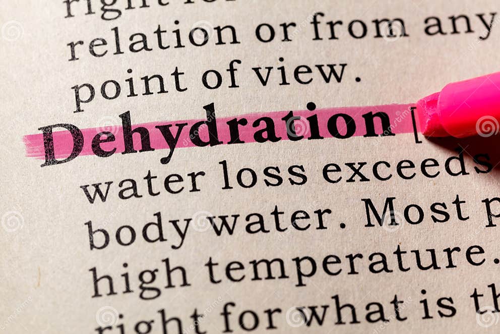 Definition of Dehydration stock photo. Image of printing - 96528352