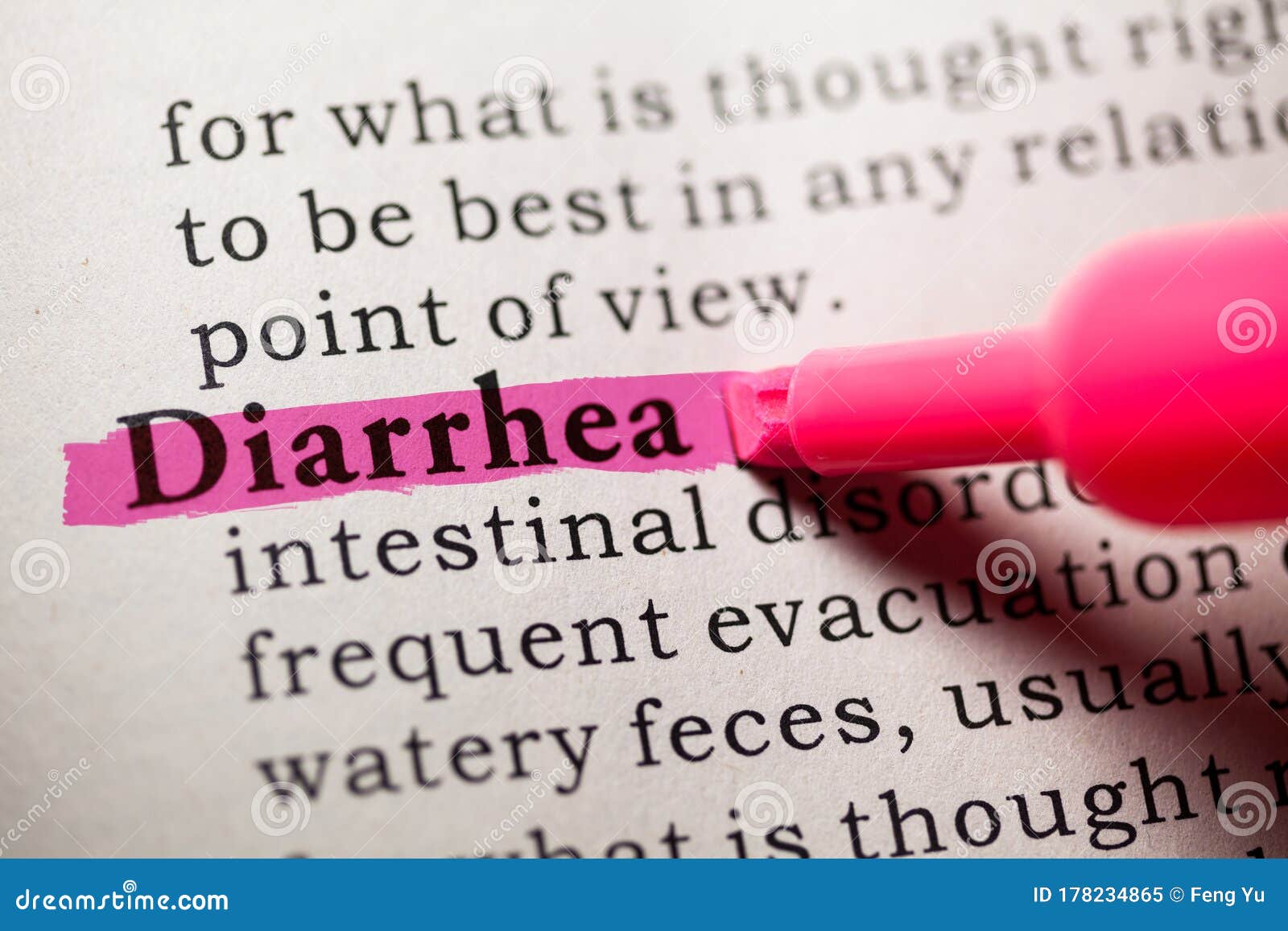 Diarrhea stock image. Image of healthcare, dictionary - 178234865