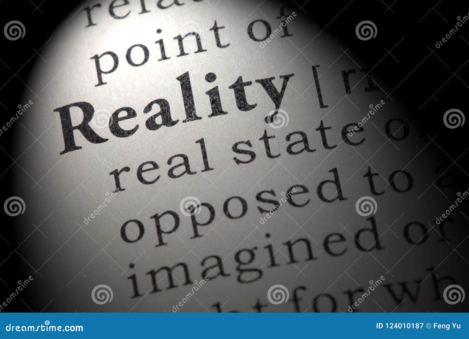 Definition of reality stock image. Image of word, dictionary - 124010187