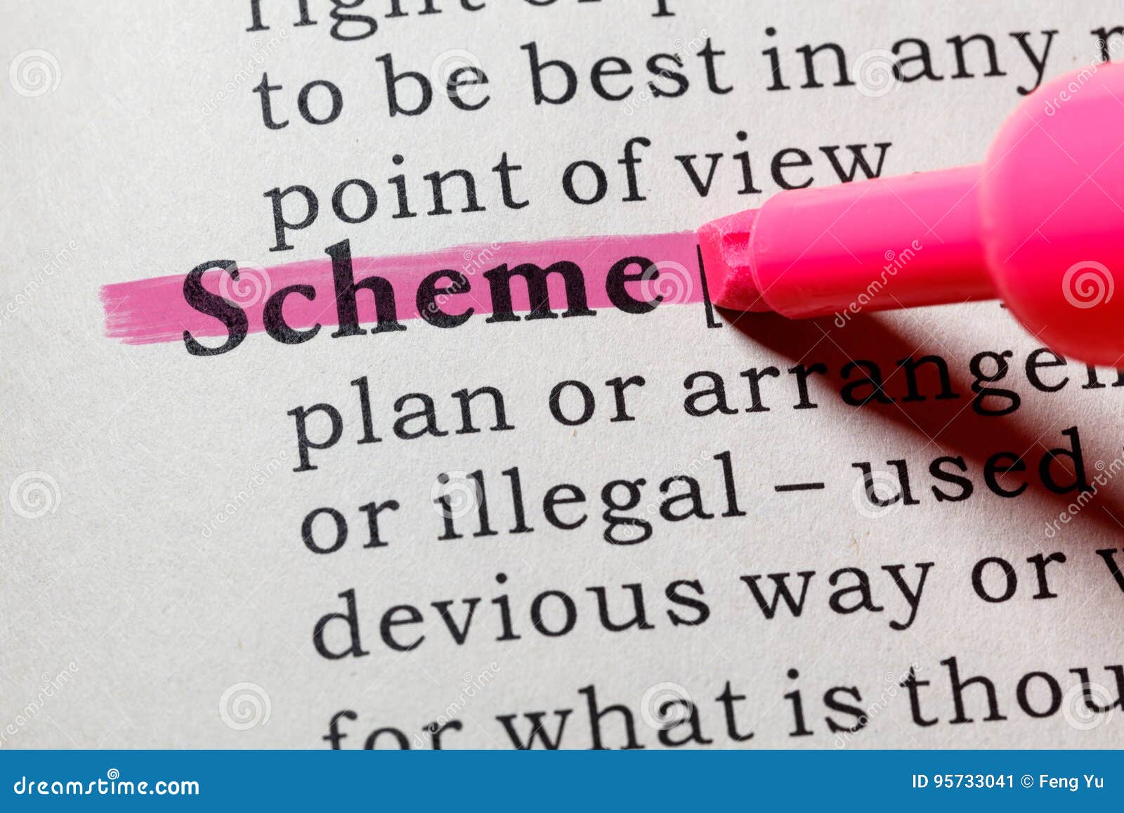 Definition of scheme stock image. Image of close, word - 95733041