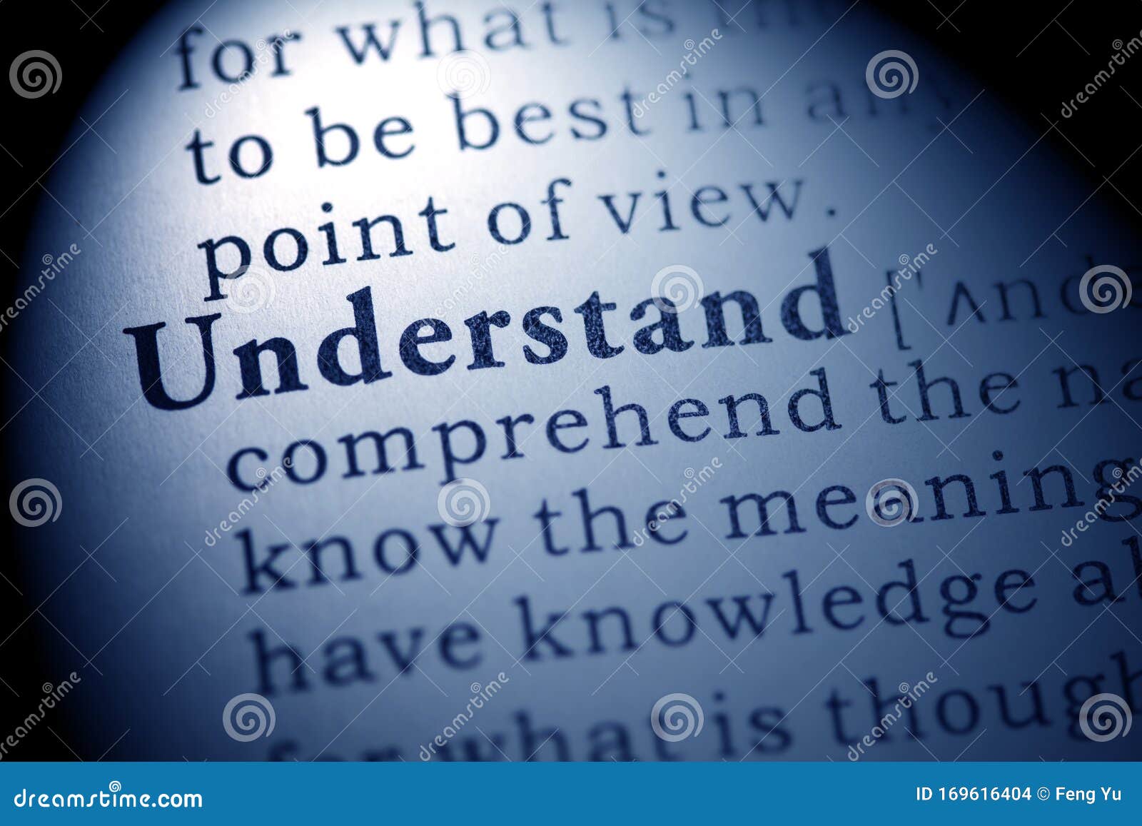 Definition of the Word Understand Stock Photo - Image of page, light ... Definition of the Word Understand Stock Photo - Image of page, light ...
