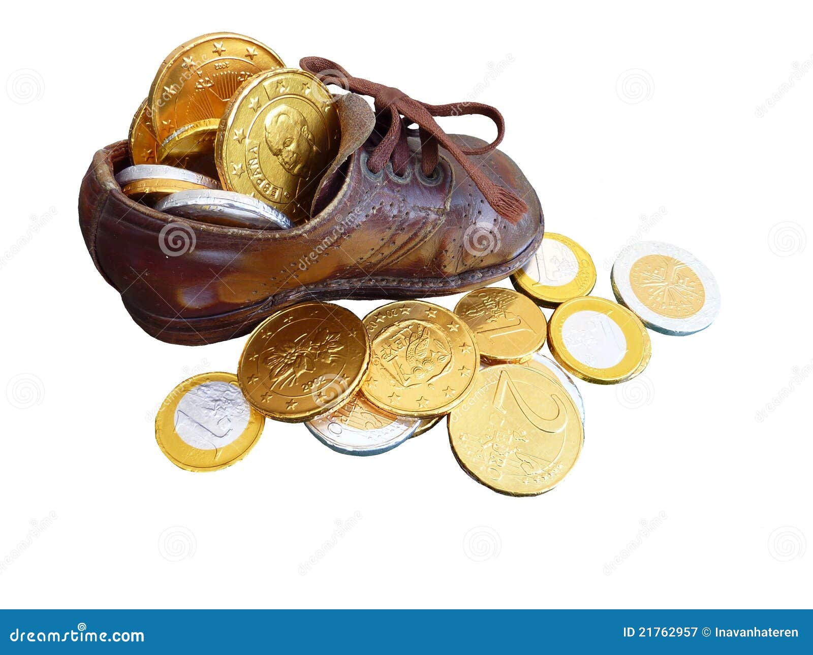 Fake euro coins stock image. Image of five, piet, birthday - 21762957