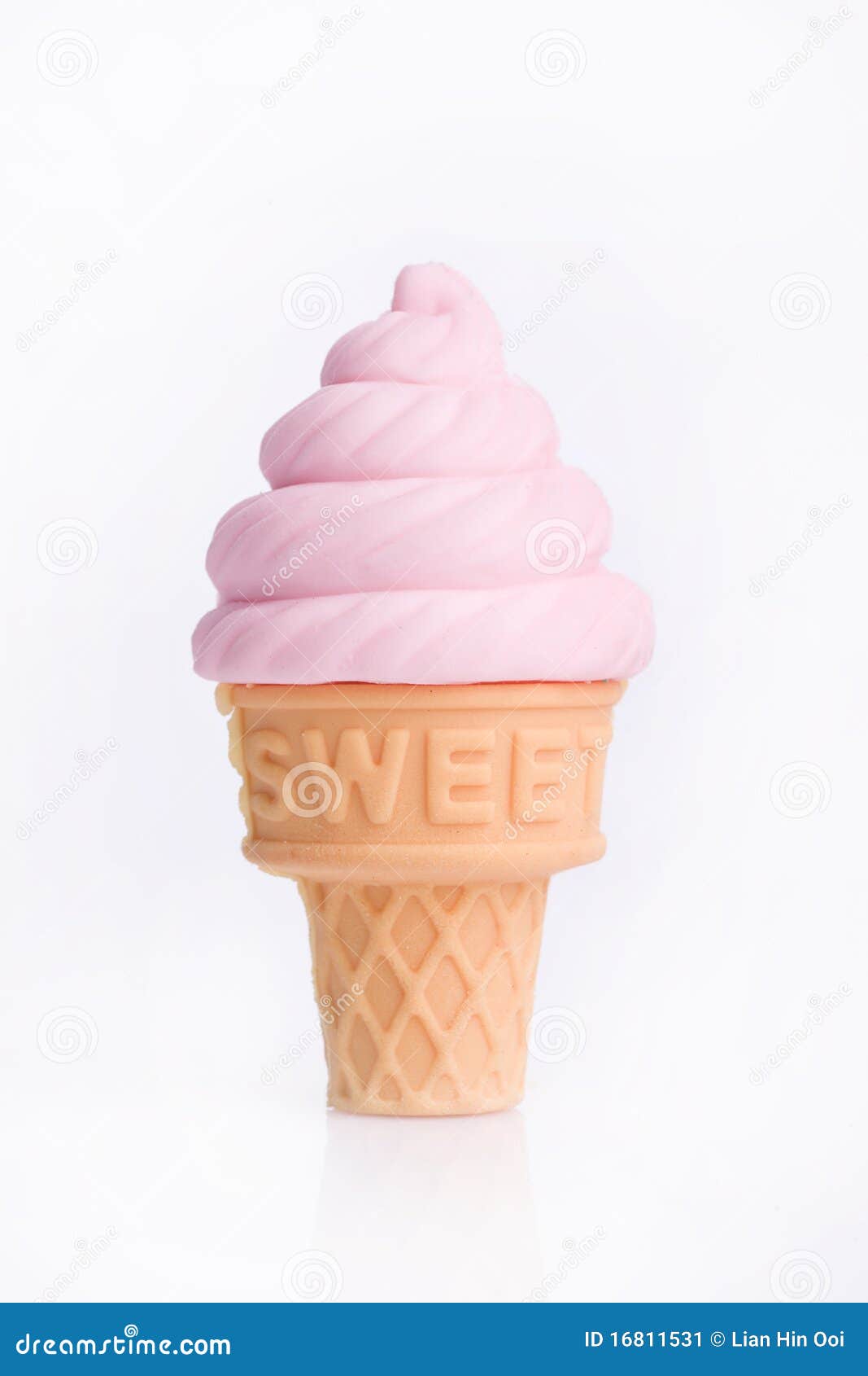 Fake ice cream stock image. Image of sweet, decoration - 16811531