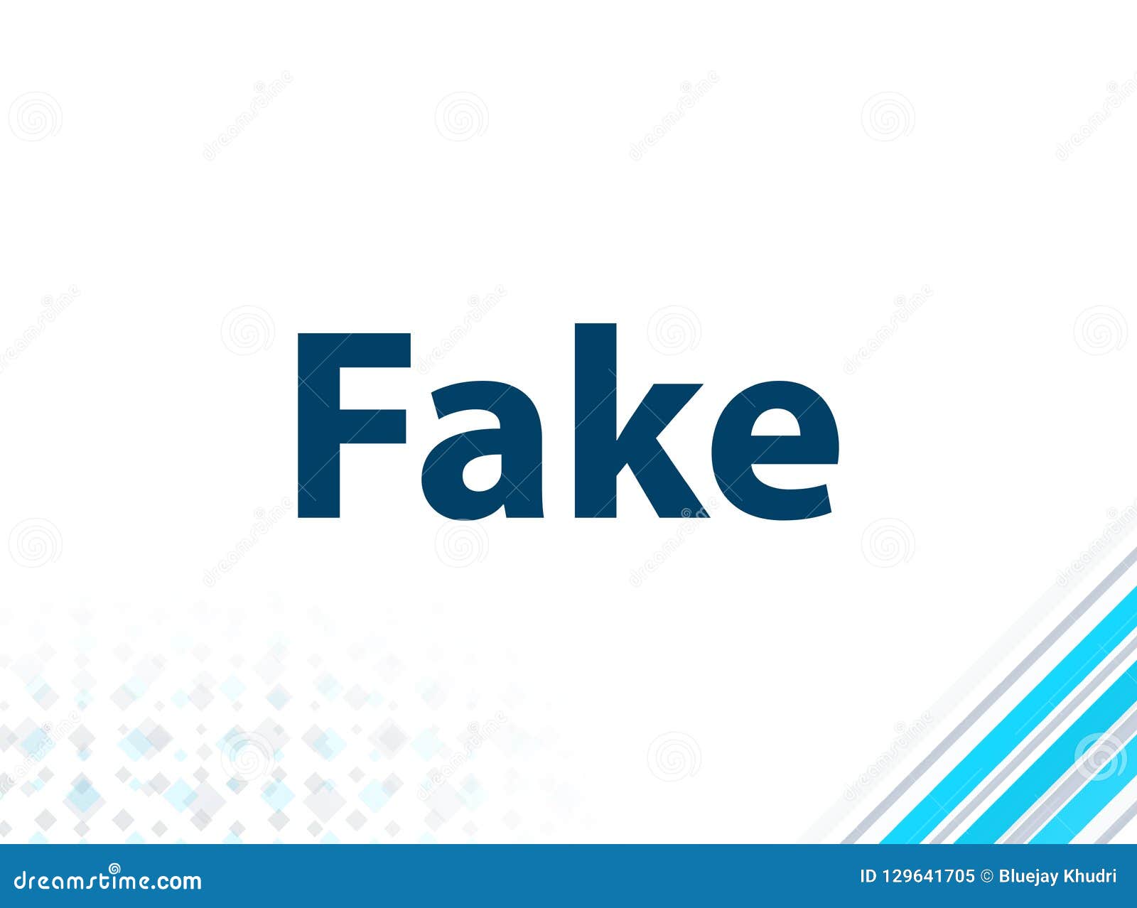 Fake Modern Flat Design Blue Abstract Background Stock Illustration ...