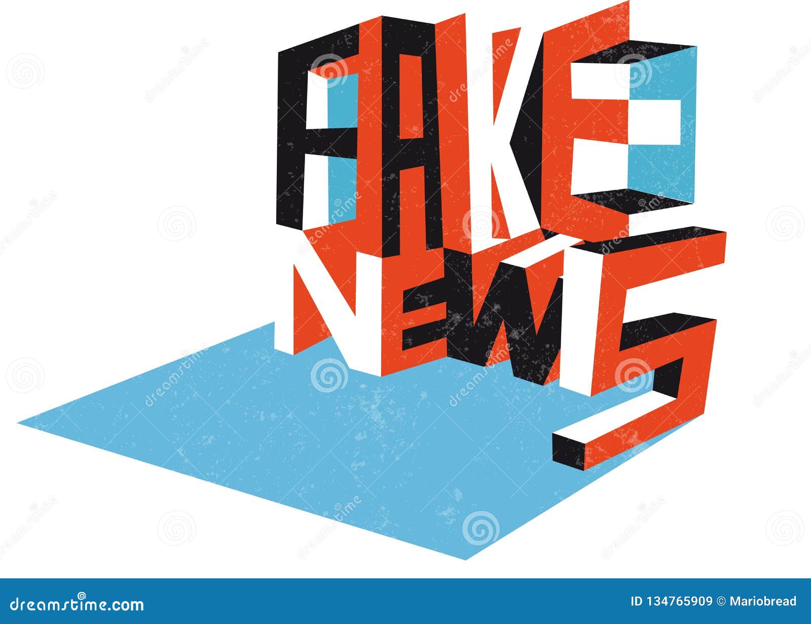 Fake News Concept, Vector Illustration Stock Illustration ...