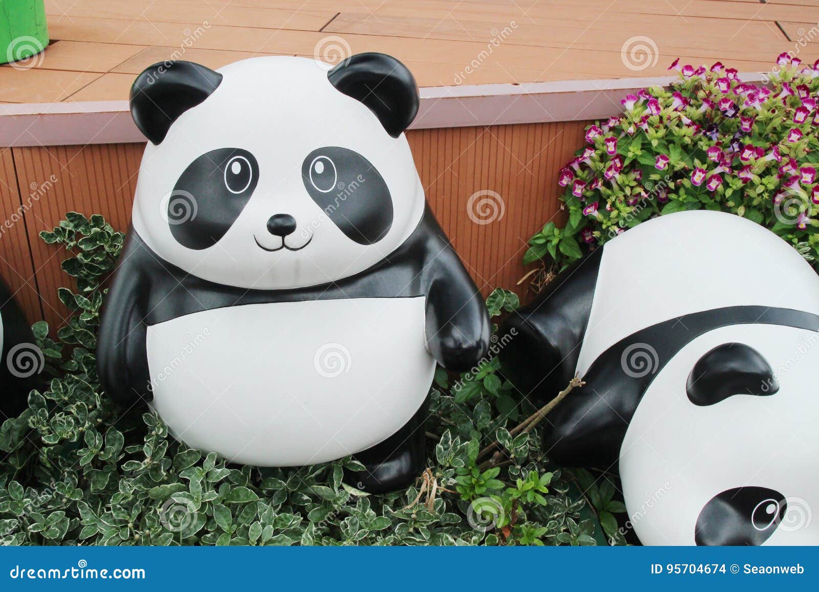 Fake Panda Garden Stock Photos - Free & Royalty-Free Stock Photos from ...