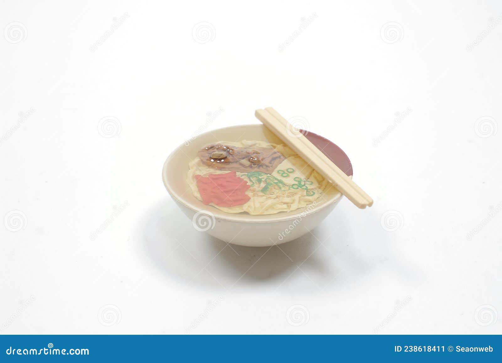 A Fake Plastic Food on a Restaurant Display Vitrine Stock Image - Image ...