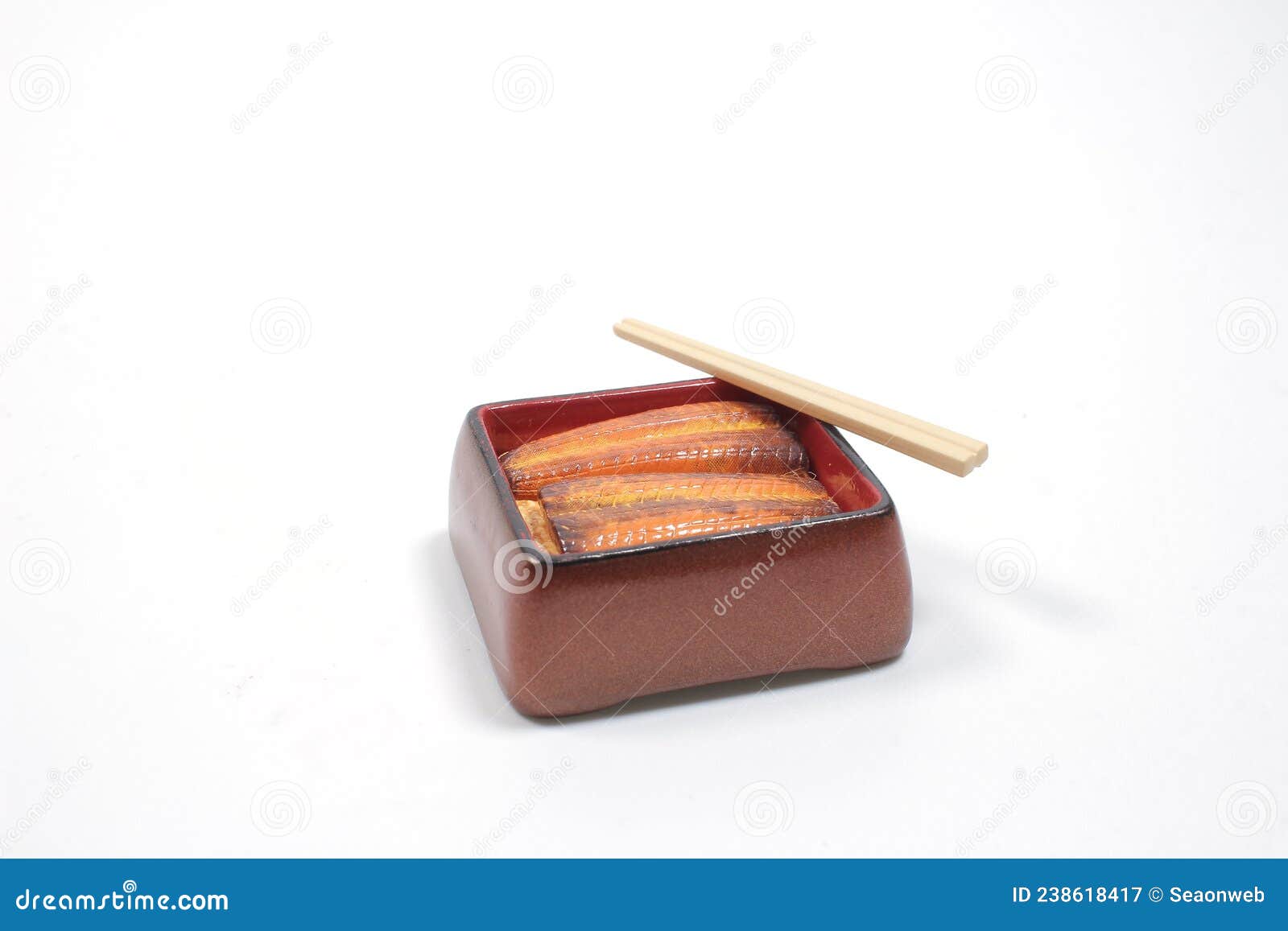 A Fake Plastic Food on a Restaurant Display Vitrine Stock Image - Image ...
