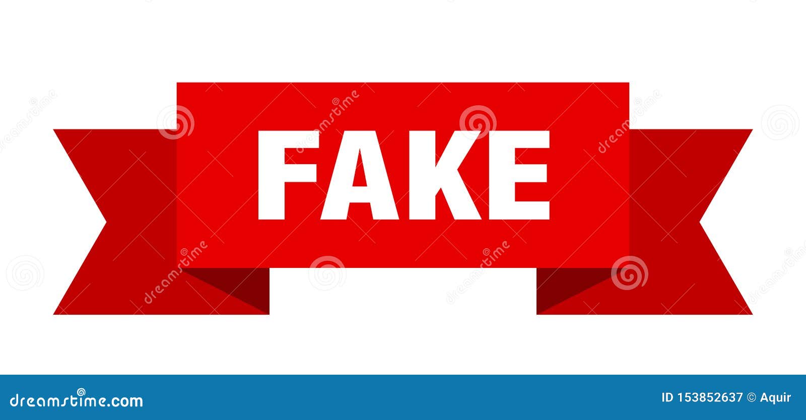 Fake ribbon. stock vector. Illustration of paper, banner - 153852637
