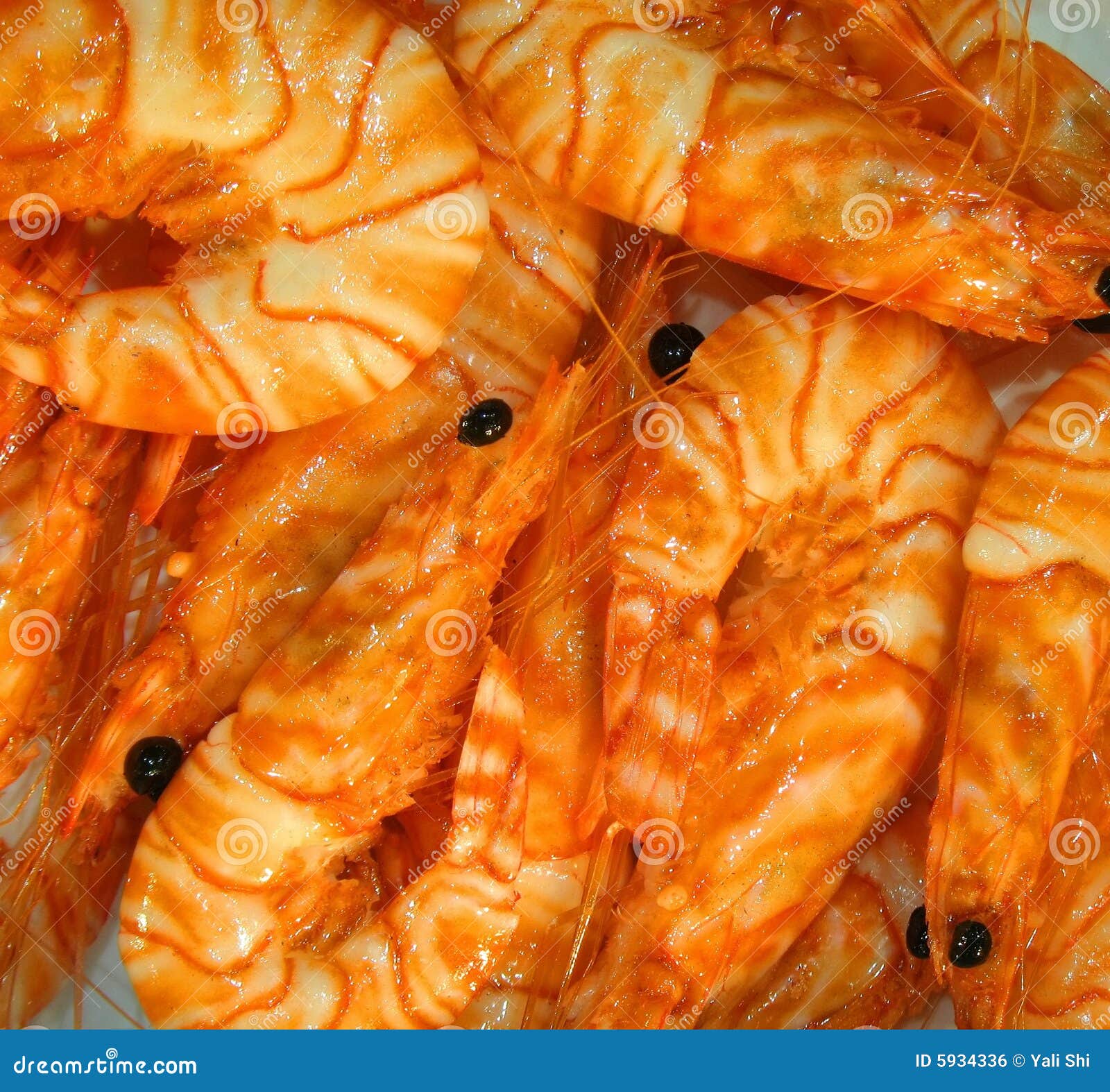 Fake Shrimp Dish stock photo. Image of feelers, colorful - 5934336