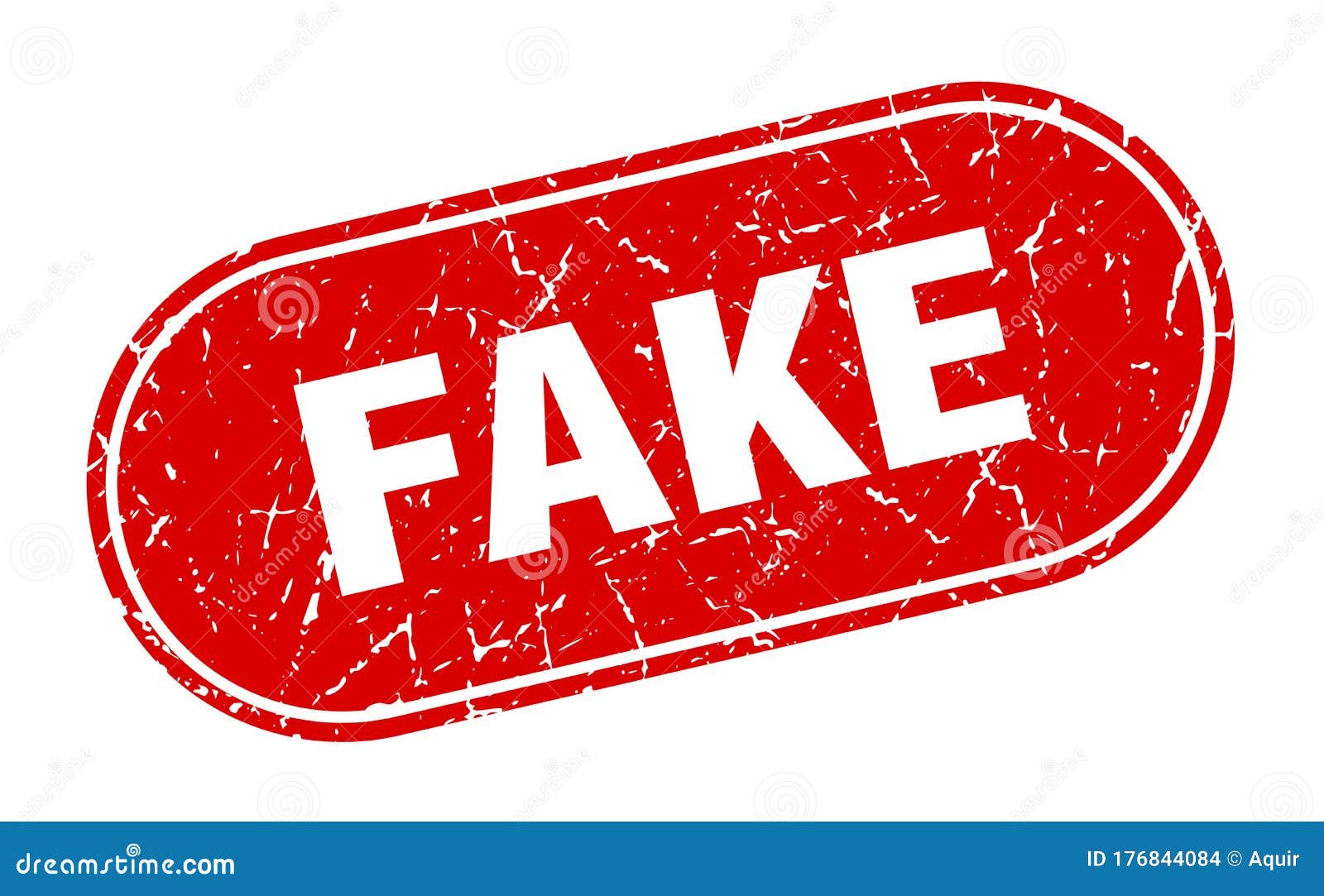 Fake Sign Cartoon Vector | CartoonDealer.com #160386405