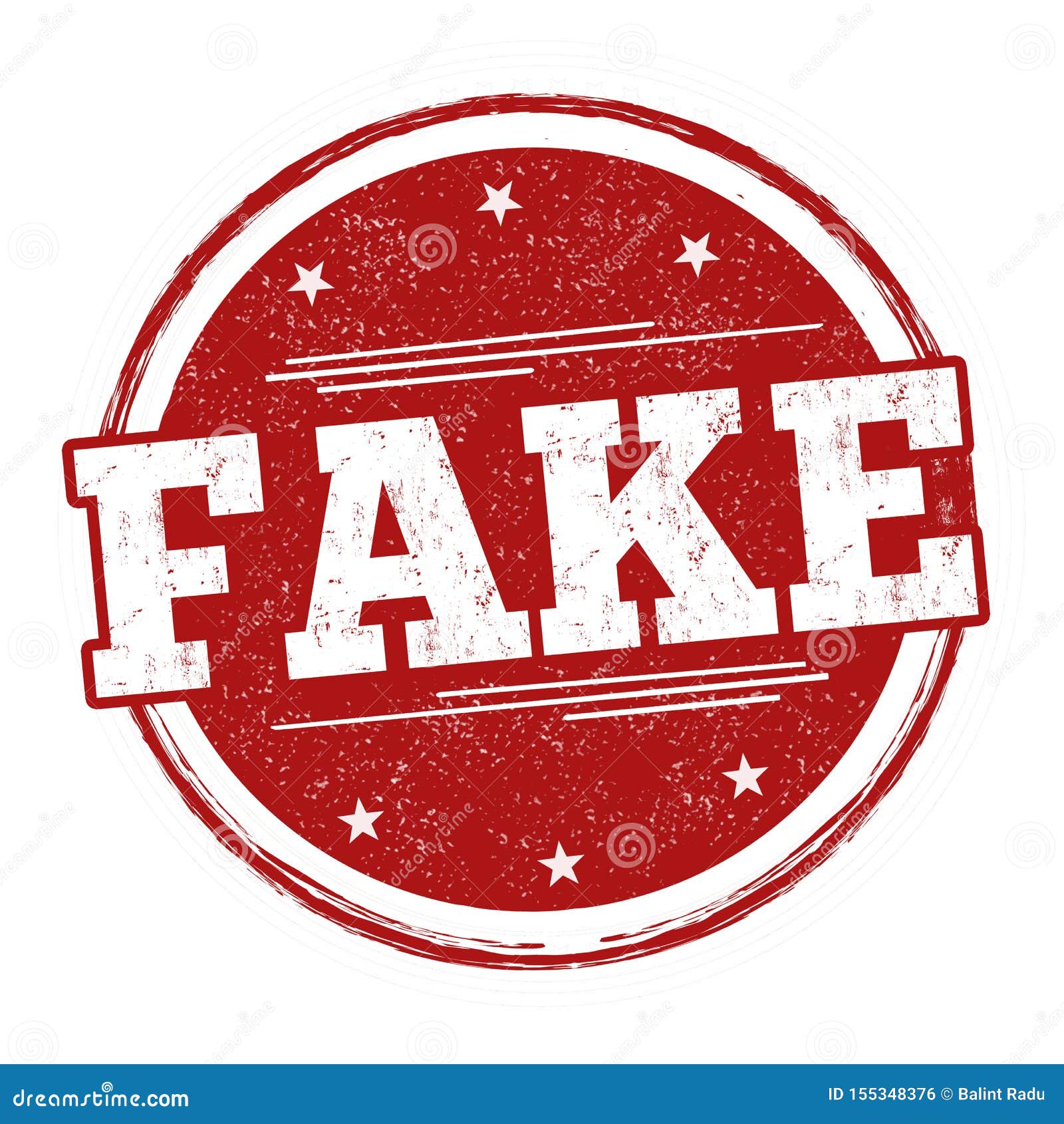 Fake Sign Cartoon Vector | CartoonDealer.com #160386405