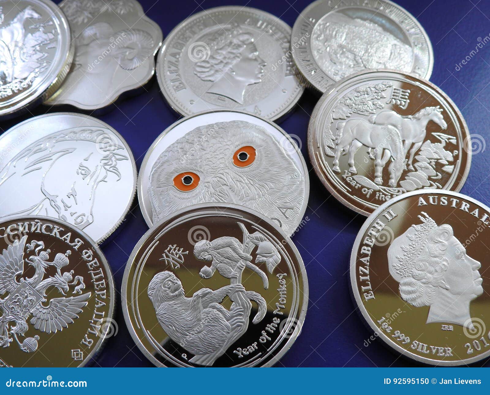 Fake silver coins editorial image. Image of fine, edge - 92595150