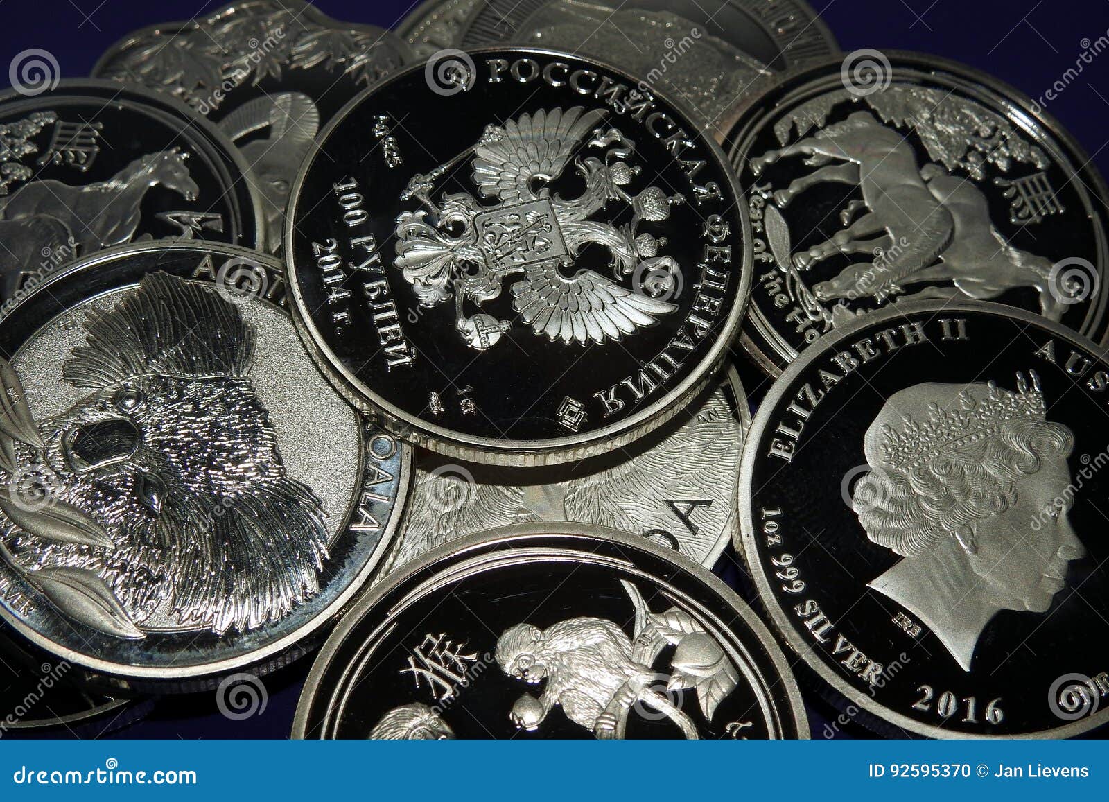 Fake silver coins editorial image. Image of forger, forgers - 92595370