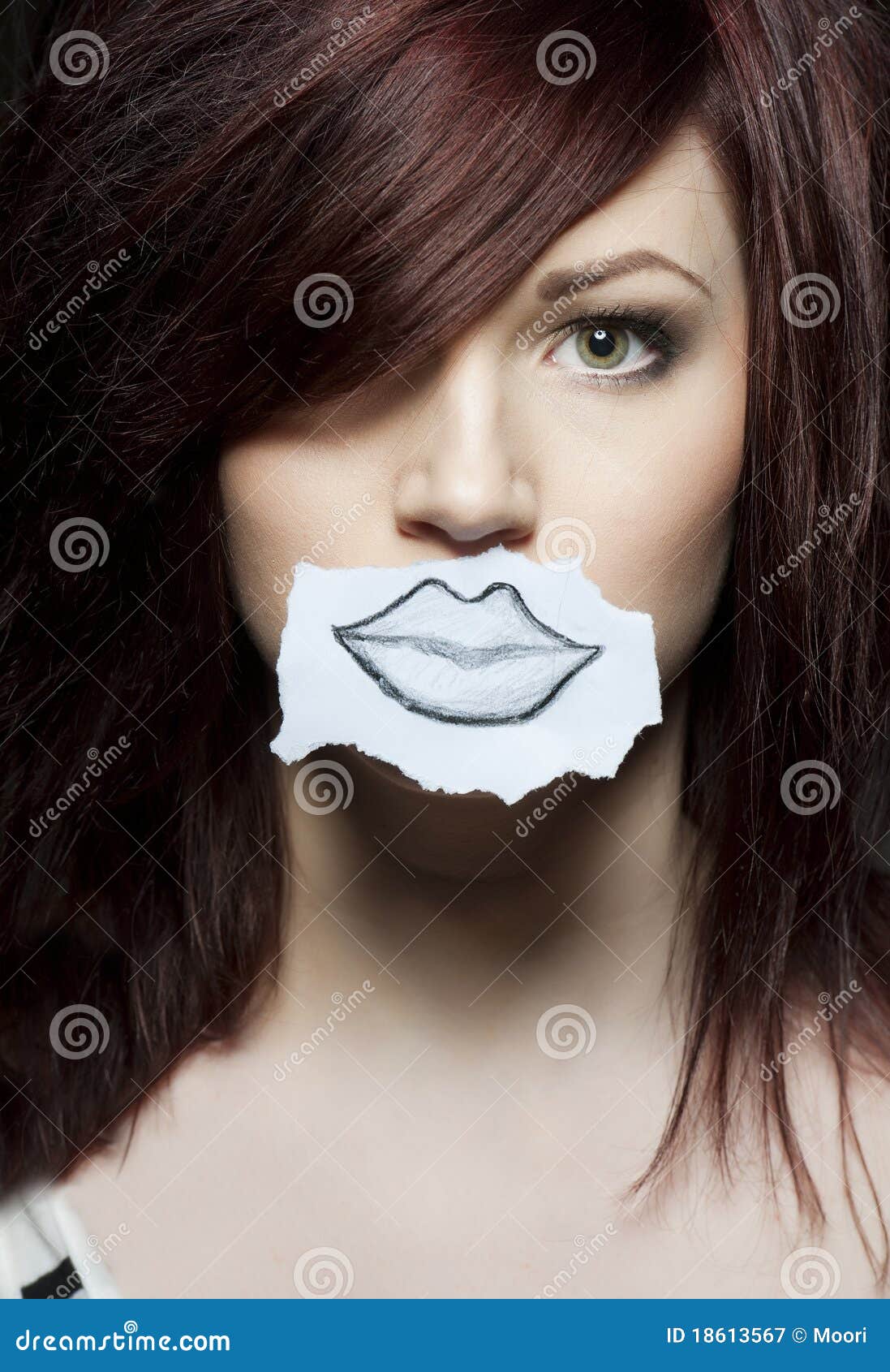 Fake smile stock image. Image of youth, human, cute, portrait - 18613567