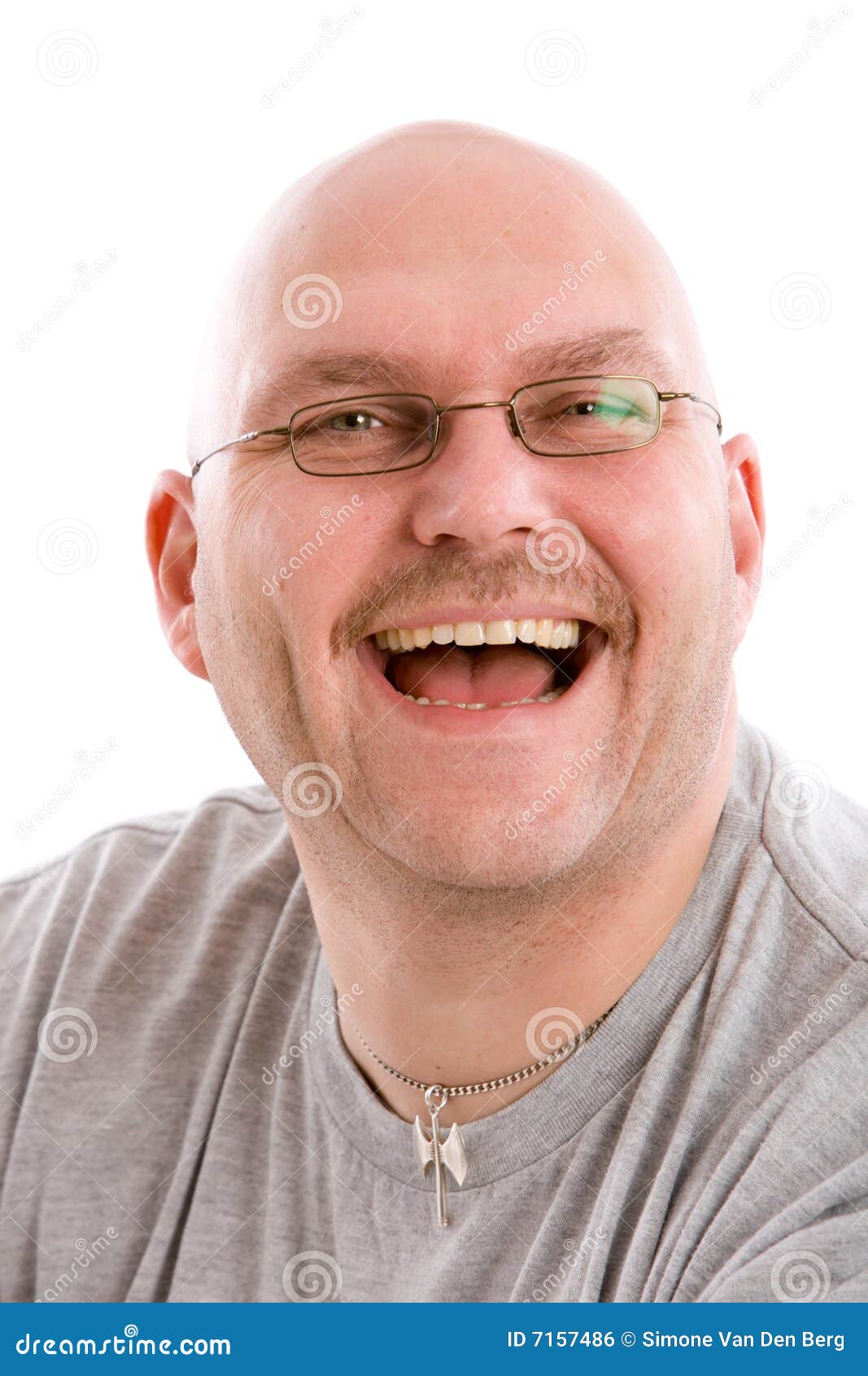 Fake smile stock photo. Image of balding, casual, mature - 7157486