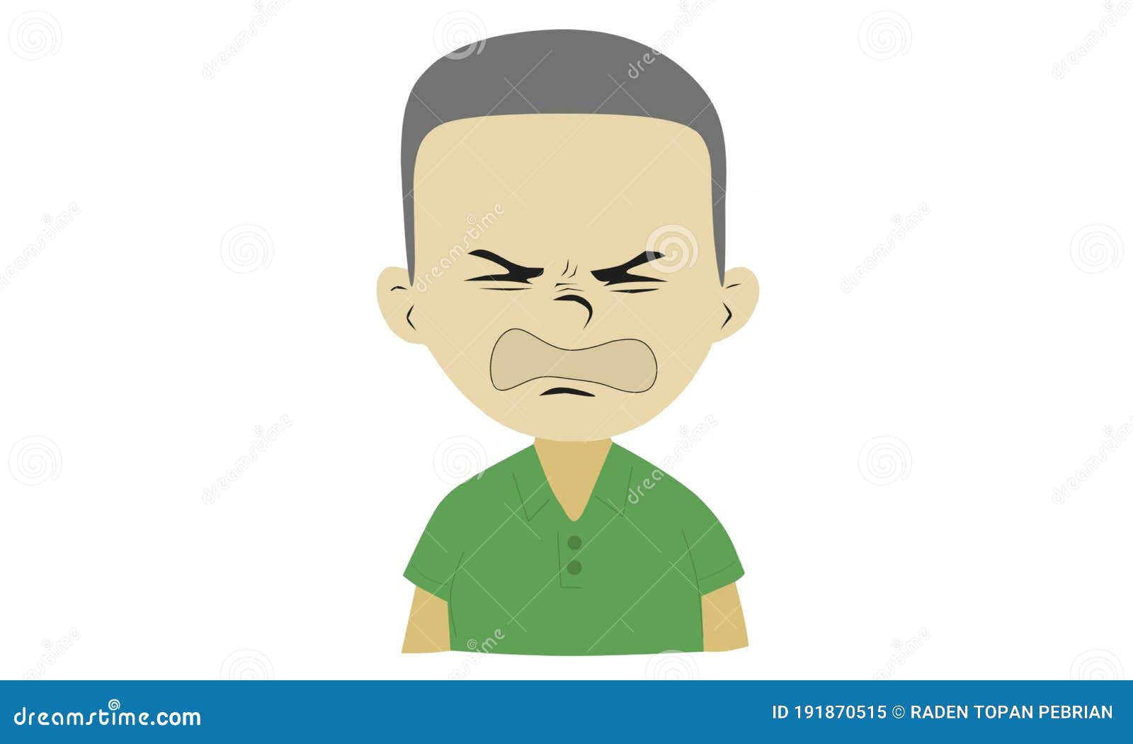 Fake Smile stock illustration. Illustration of cartoon - 191870515