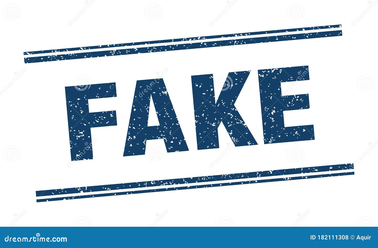 Fake Stamp. Fake Square Grunge Sign Stock Vector - Illustration of ...