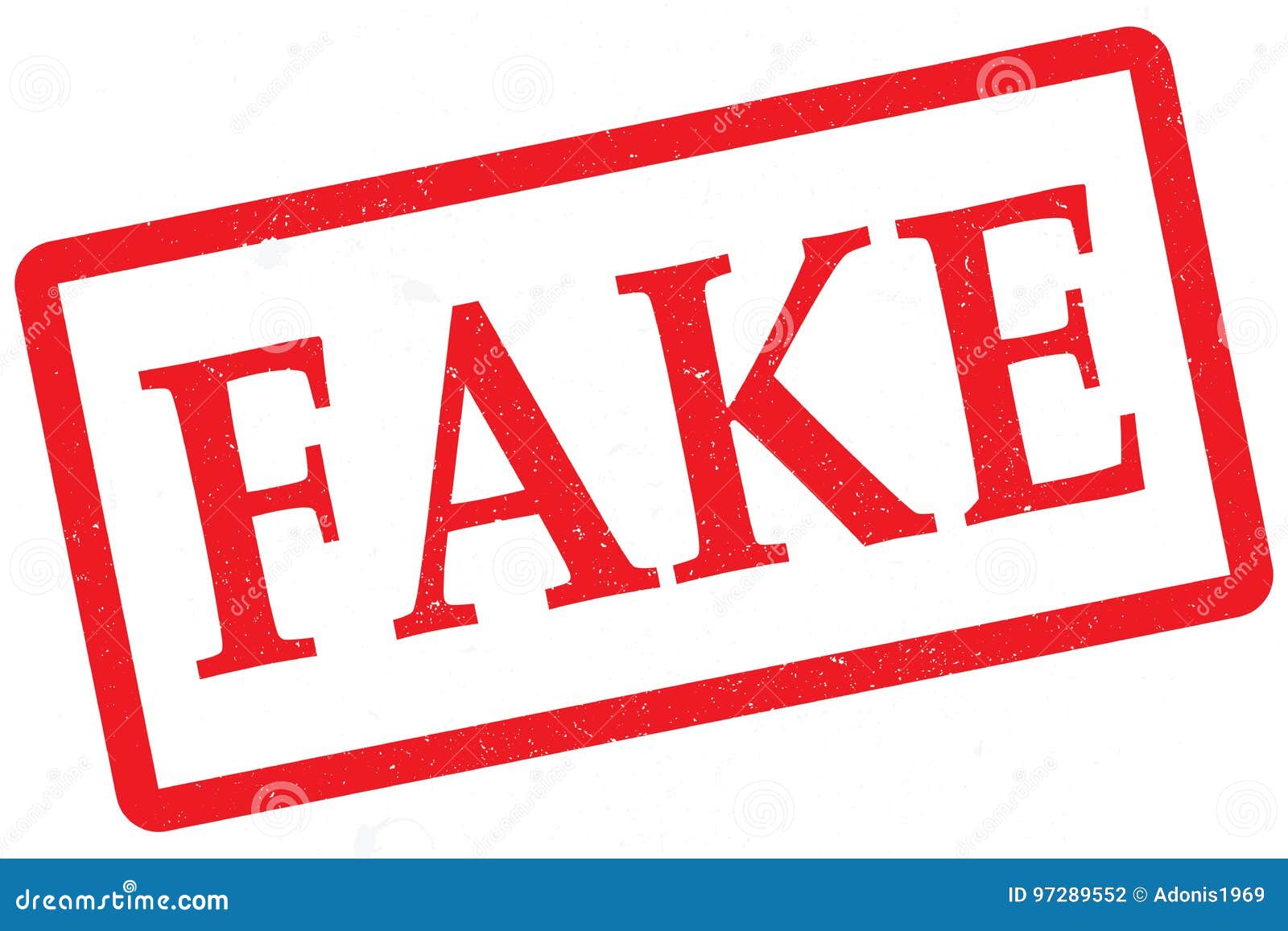 Fake stamp stock vector. Illustration of stamp, fake - 97289552