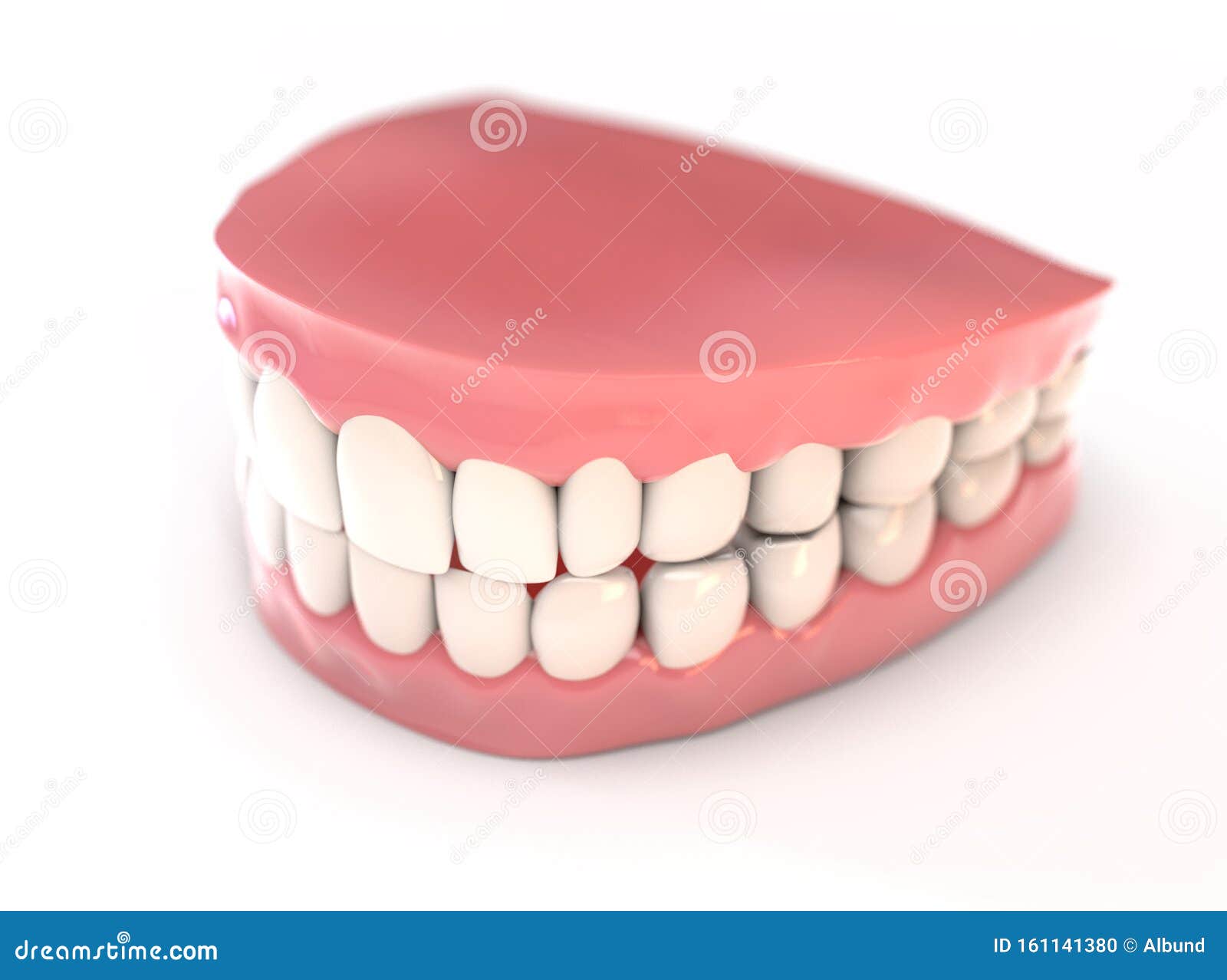 Fake Teeth Set stock illustration. Illustration of canine - 161141380
