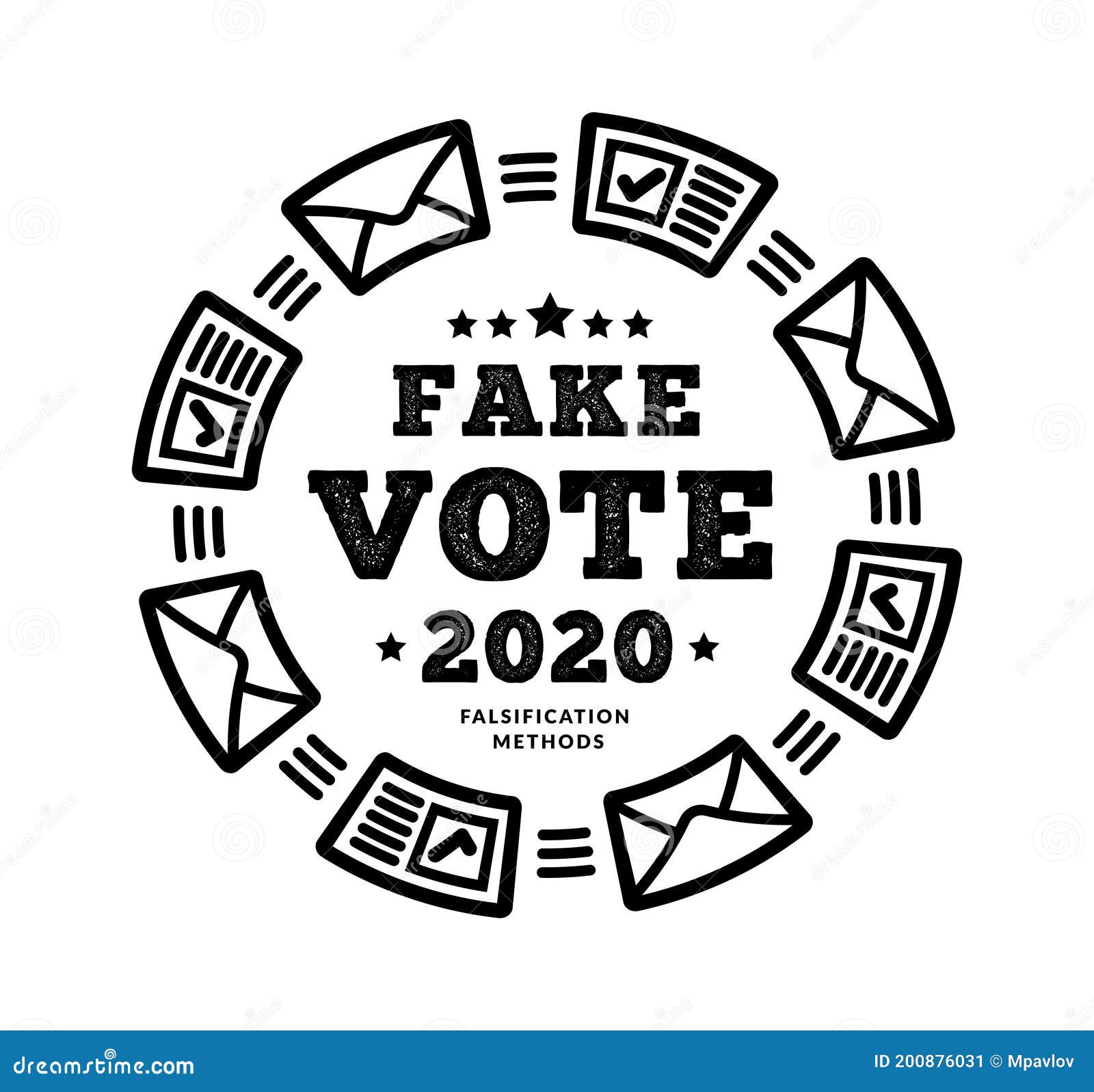 An ELECTION FRAUD Text Illustration About The Alleged Election ...