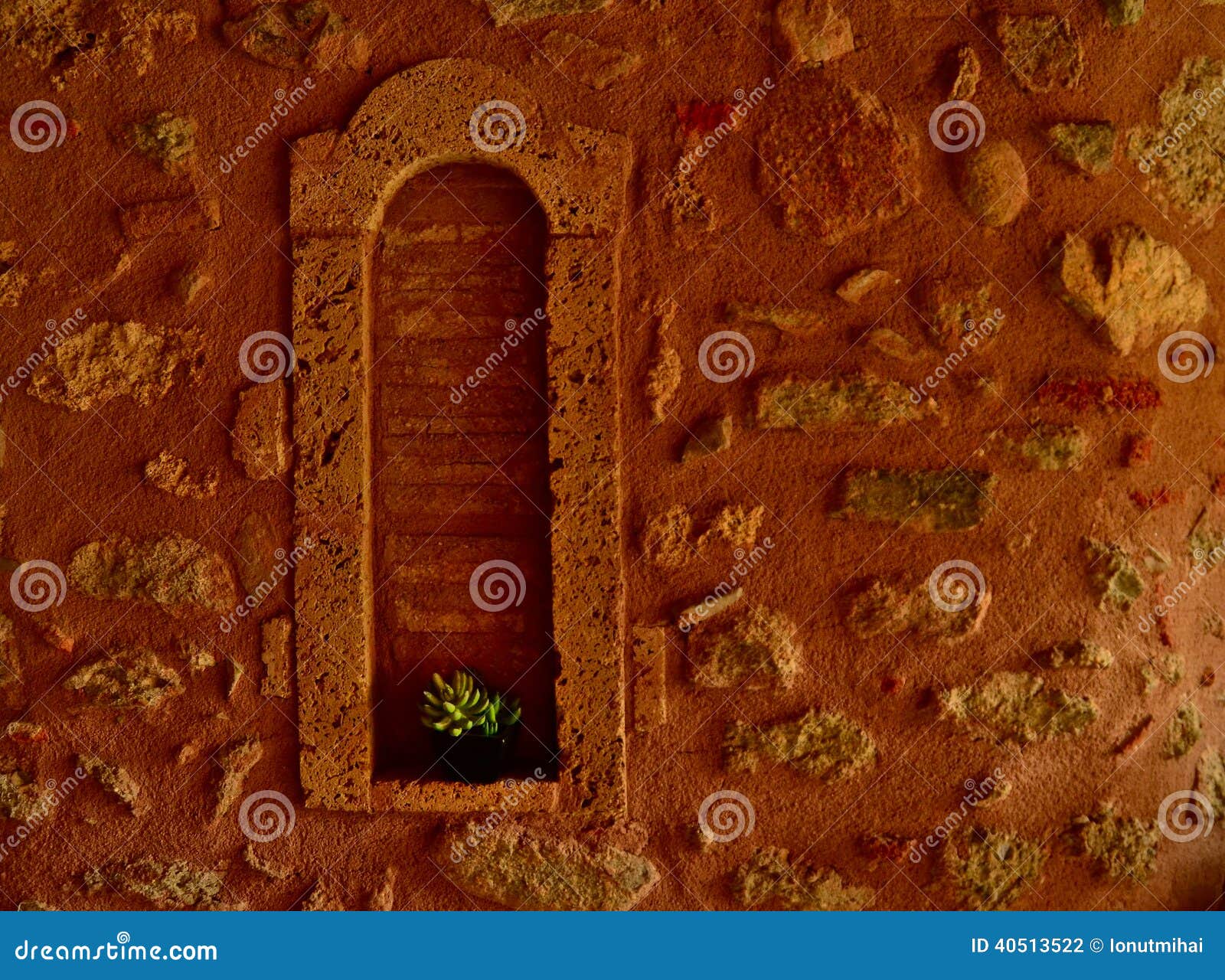 Fake window stock photo. Image of brick, stone, green - 40513522