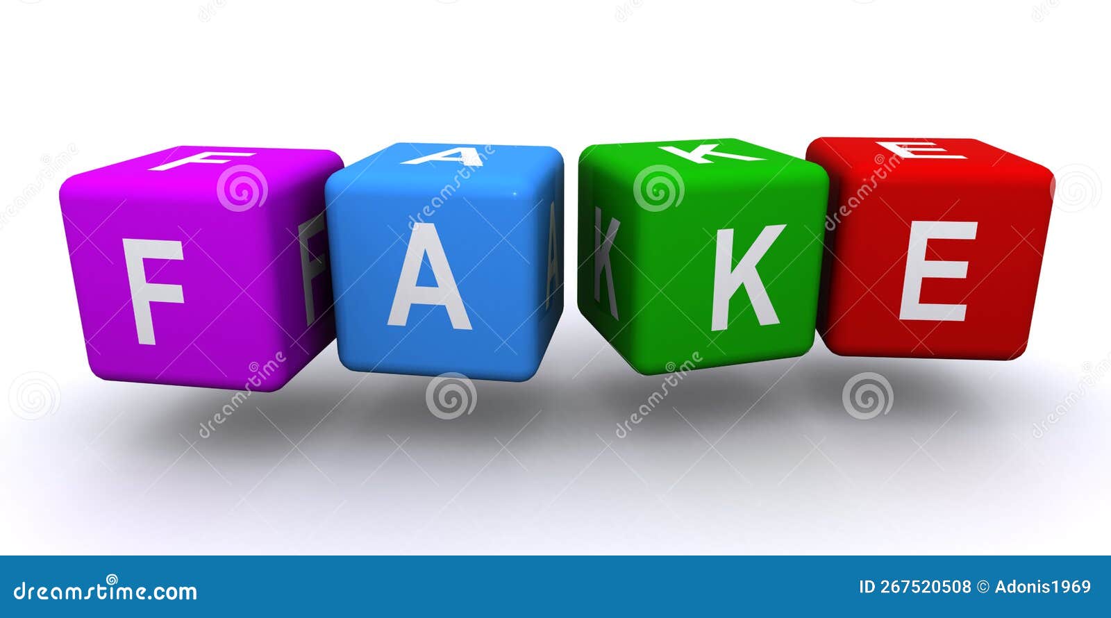 Fake Word Royalty-Free Stock Photography | CartoonDealer.com #15380423