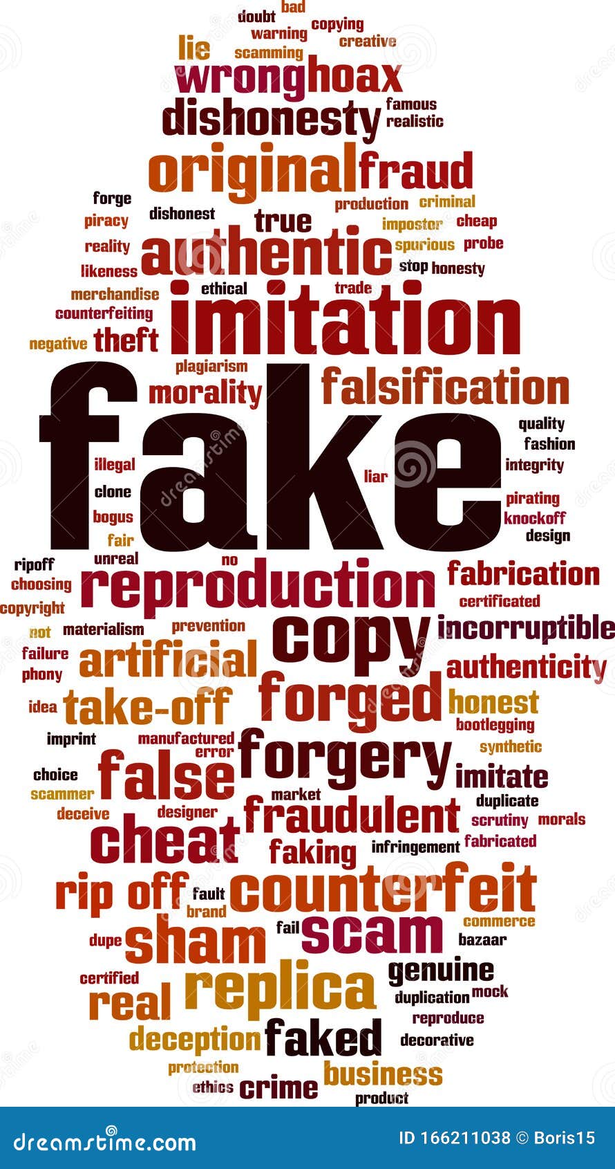 Fake Word Royalty-Free Stock Photography | CartoonDealer.com #15380423
