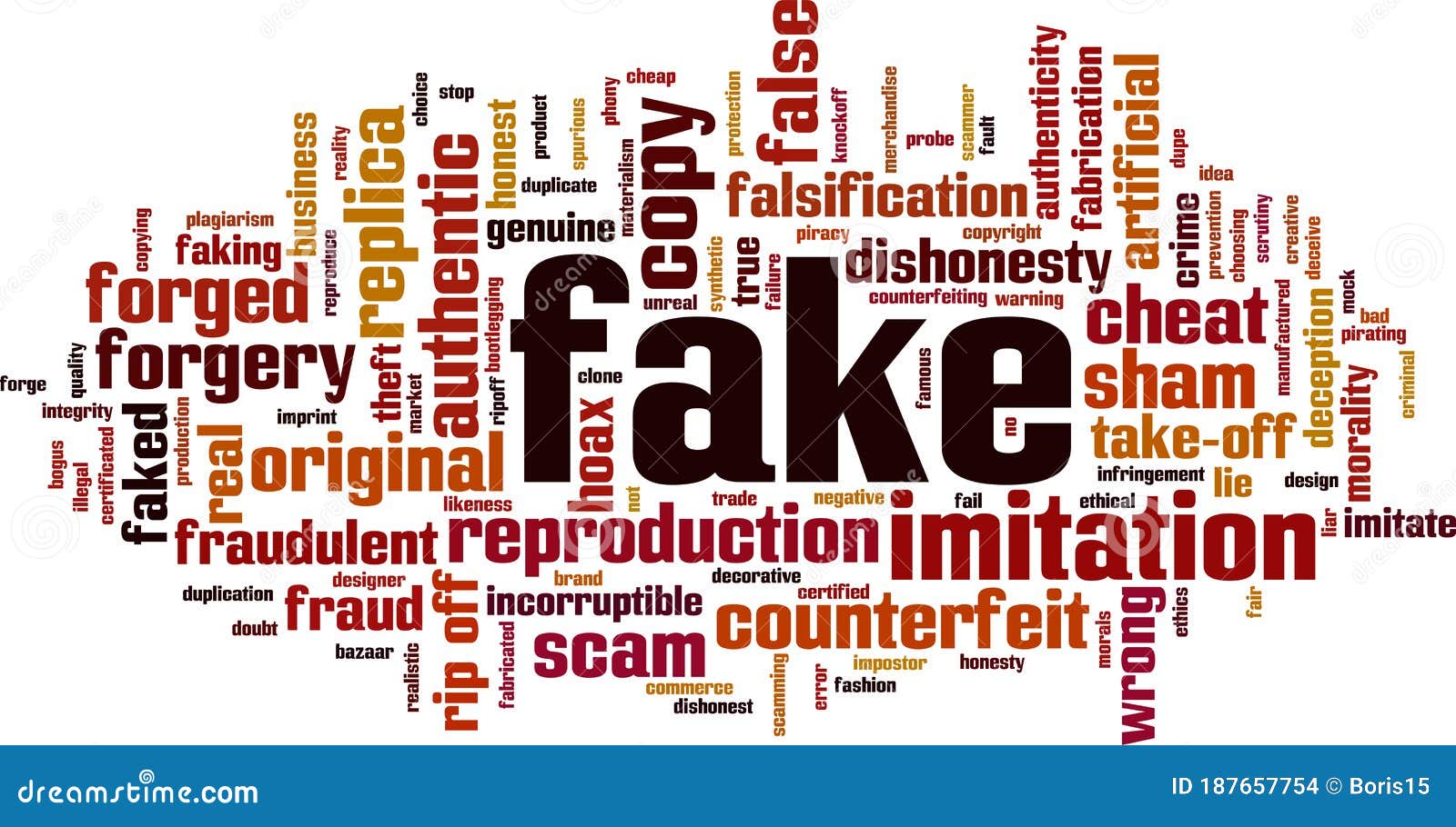 Fake Word Royalty-Free Stock Photography | CartoonDealer.com #15380423