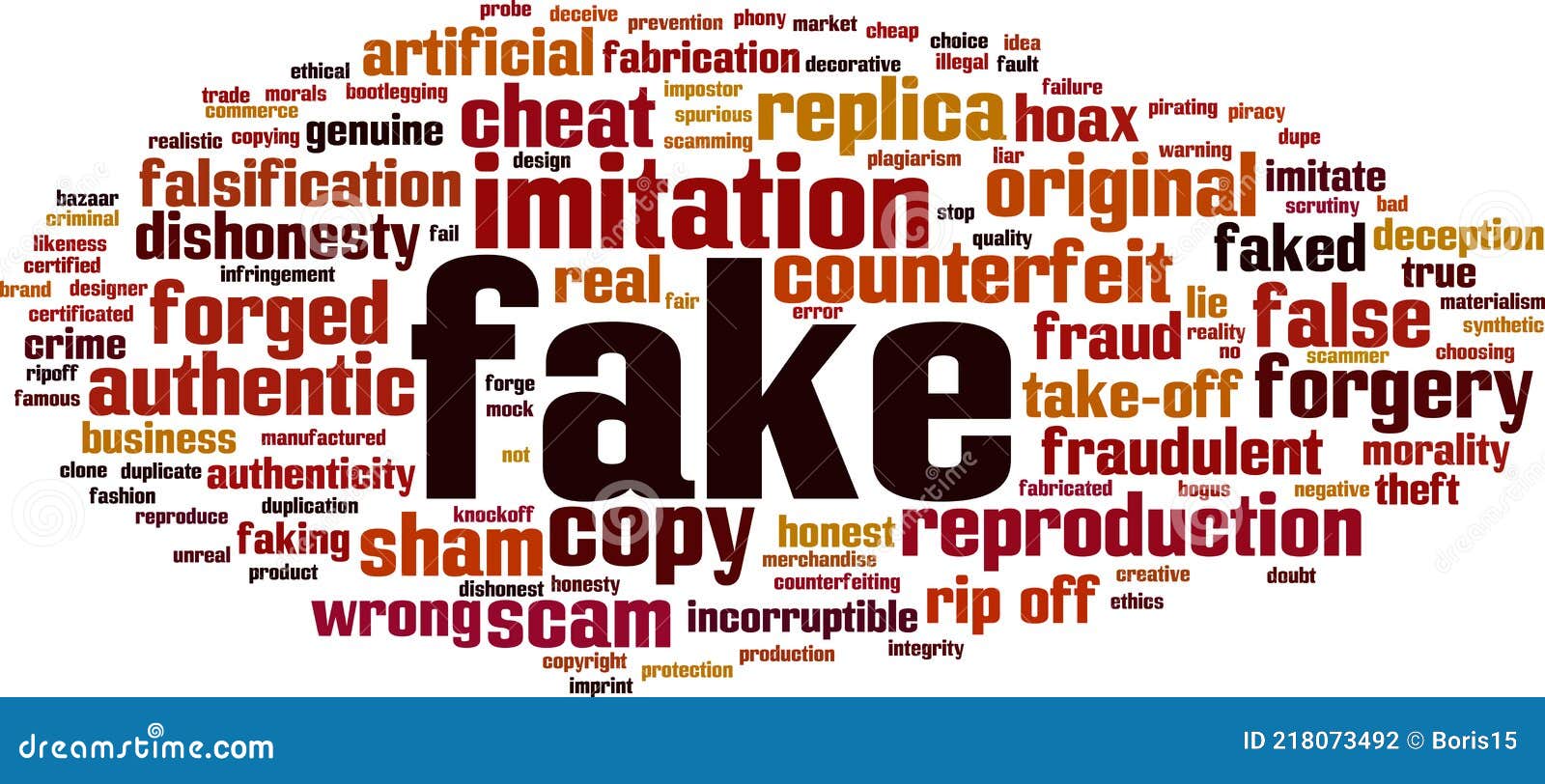 Fake Word Royalty-Free Stock Photography | CartoonDealer.com #15380423