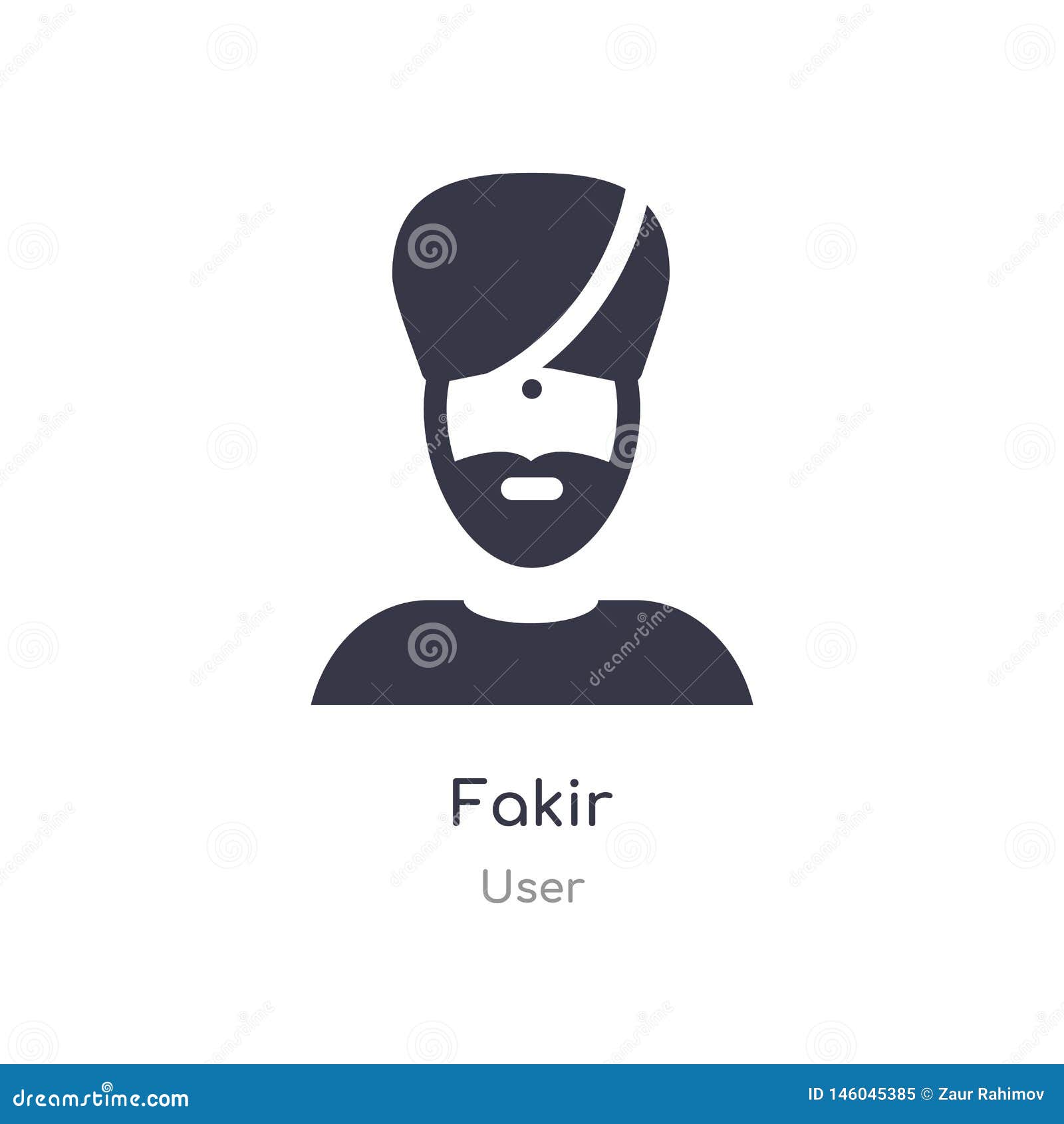 Fakir Icon. Isolated Fakir Icon Vector Illustration from User ...