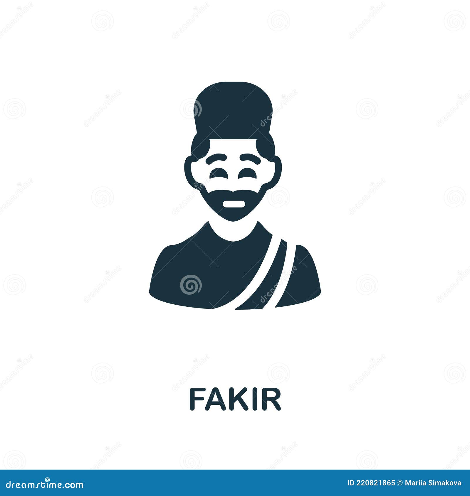 Fakir Logo Design With Editable Slogan. Branding Book And Business Card ...