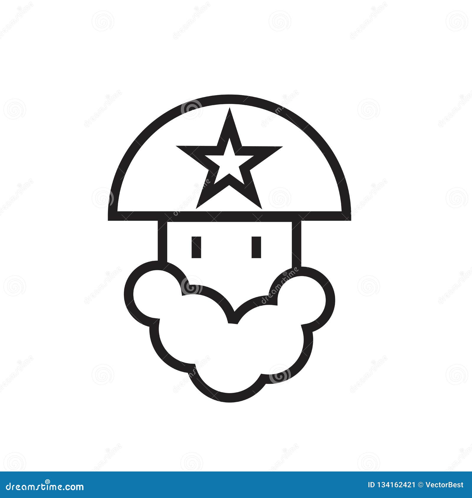 Fakir Icon Vector Sign and Symbol Isolated on White Background Stock ...