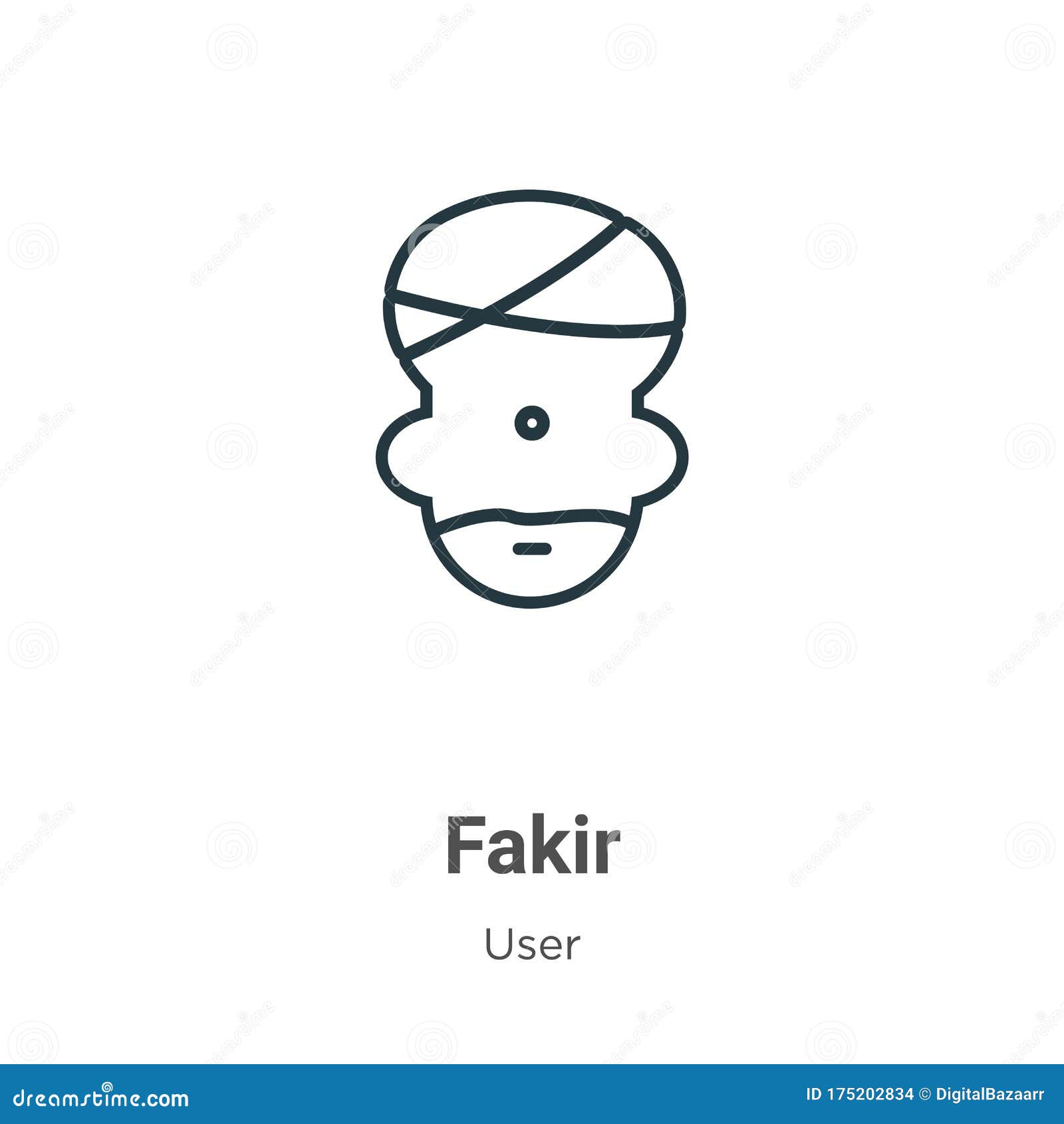 Fakir, Illustration In Maya Style Cartoon Vector | CartoonDealer.com ...