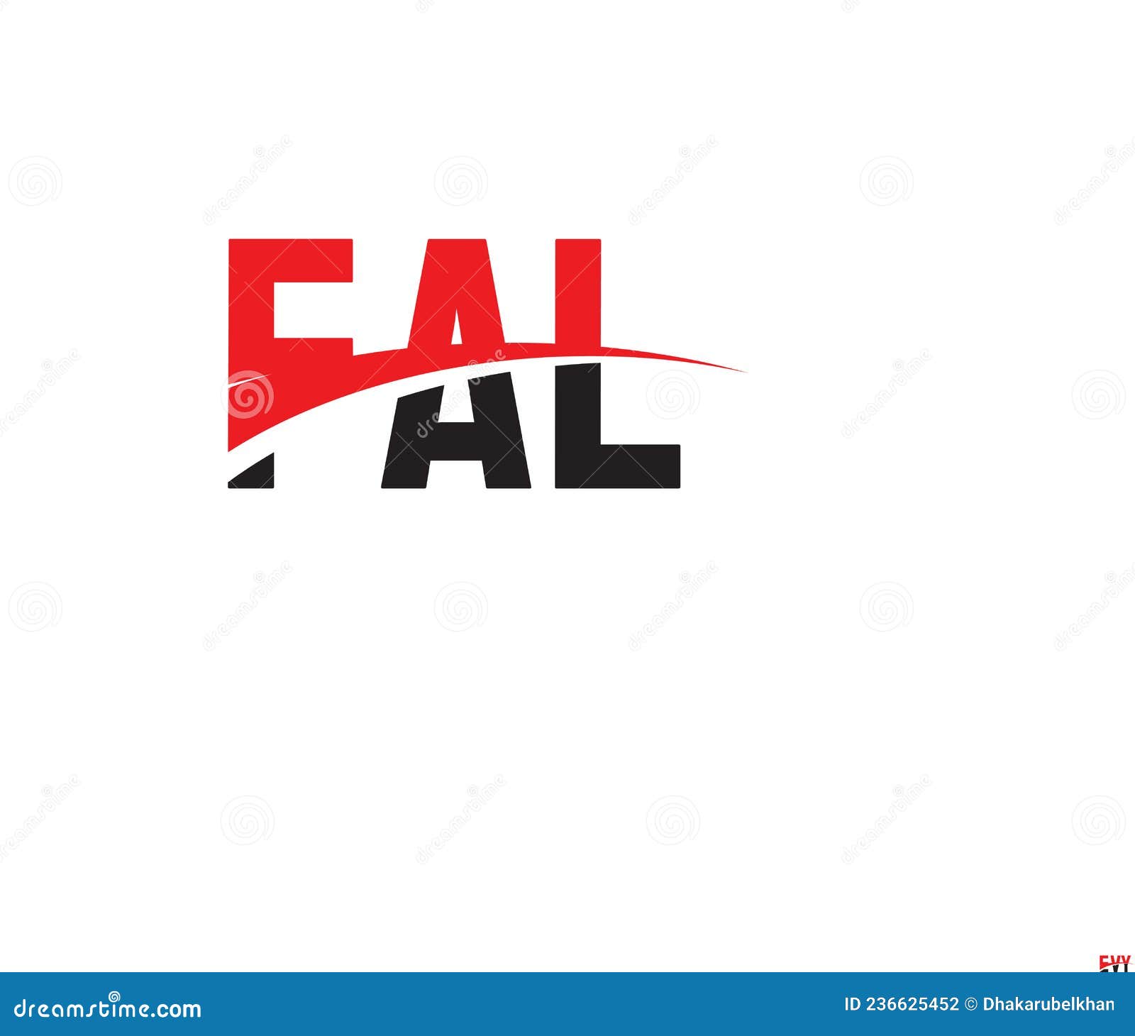 FAL Letter Initial Logo Design Vector Illustration Stock Vector ...