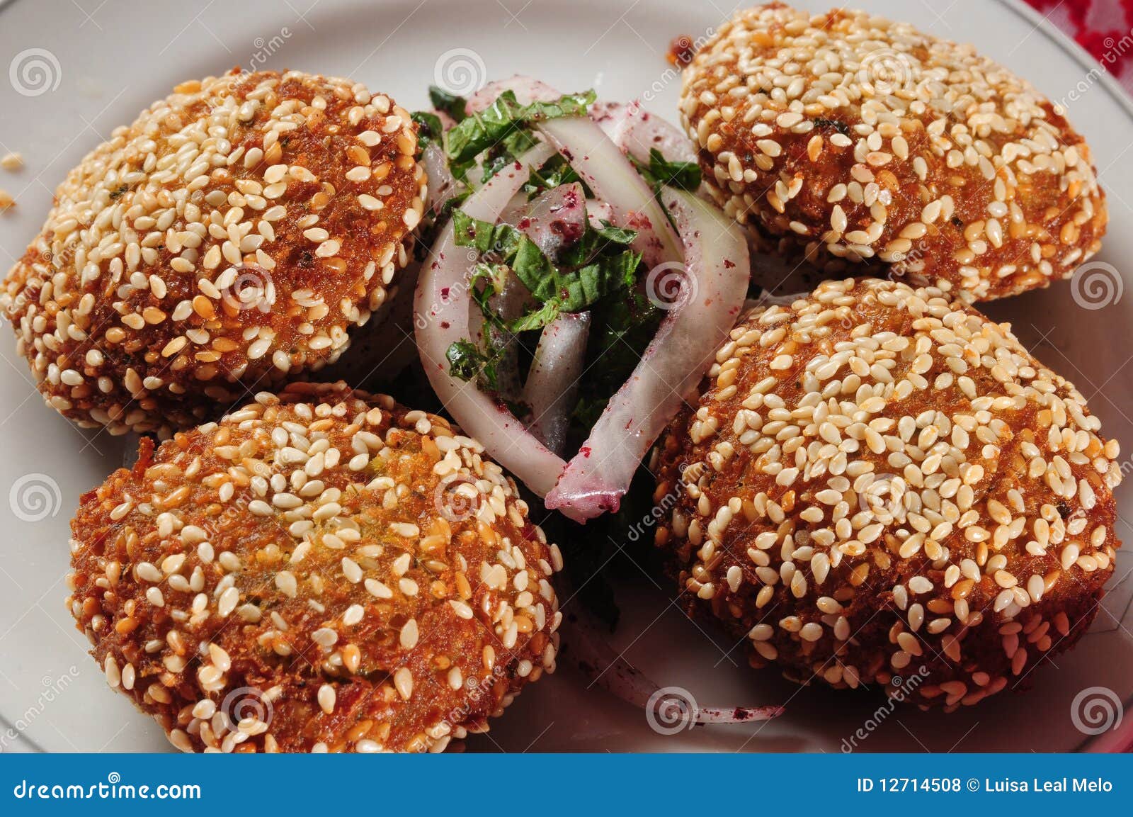 Falafel. stock photo. Image of eating, armenian, lunch - 12714508
