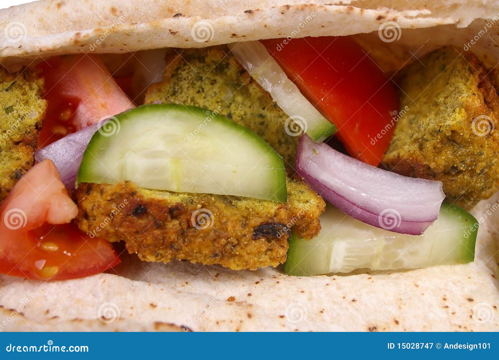 Falafel stock image. Image of cucumber, food, meal, loaf - 15028747