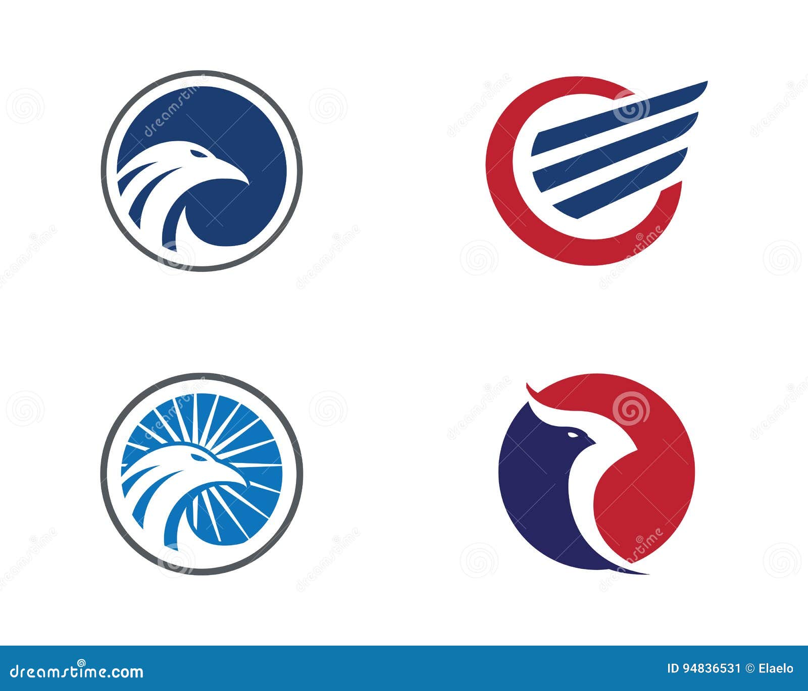 Falcão Logo Template ilustração do vetor. Ilustração de moda - 94836531